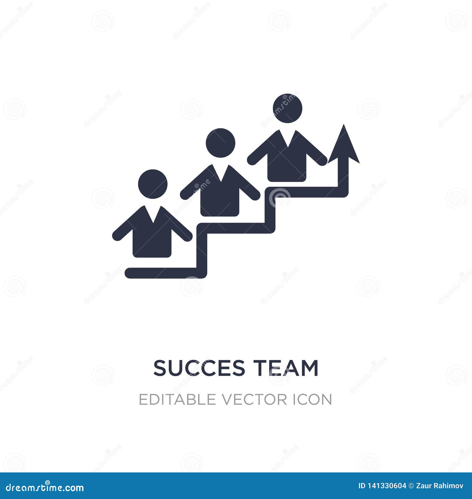 Succes Team Icon On White Background. Simple Element Illustration From ...
