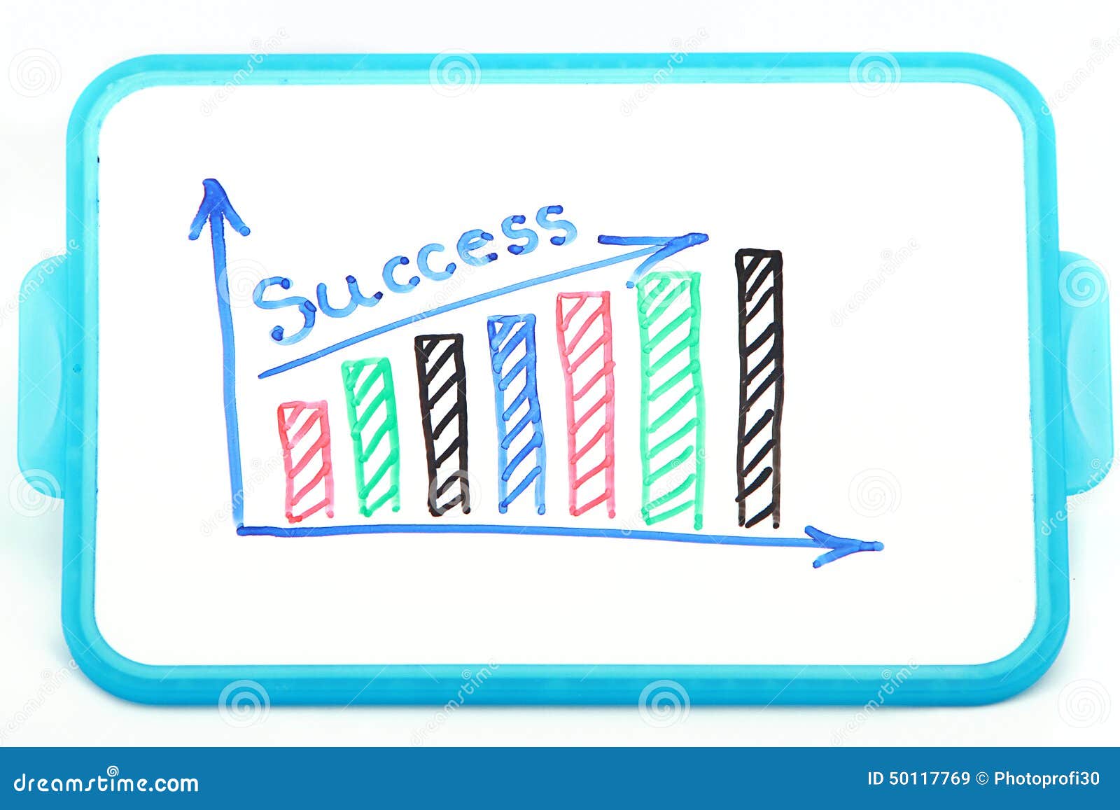 Rising Succes Graph Vector Illustration | CartoonDealer.com #105373246