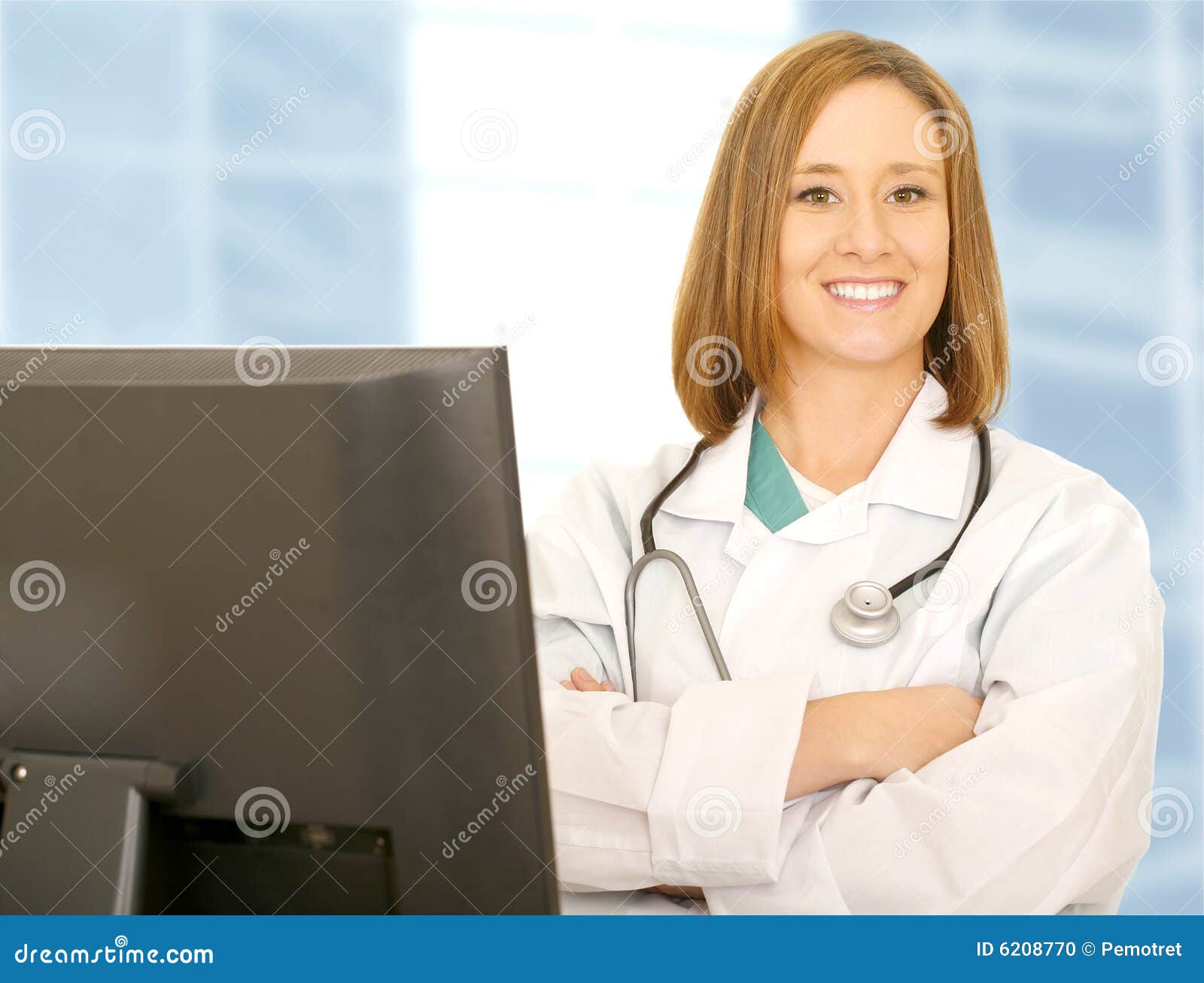 Succesful Doctor Sit Down stock photo. Image of physician - 6208770