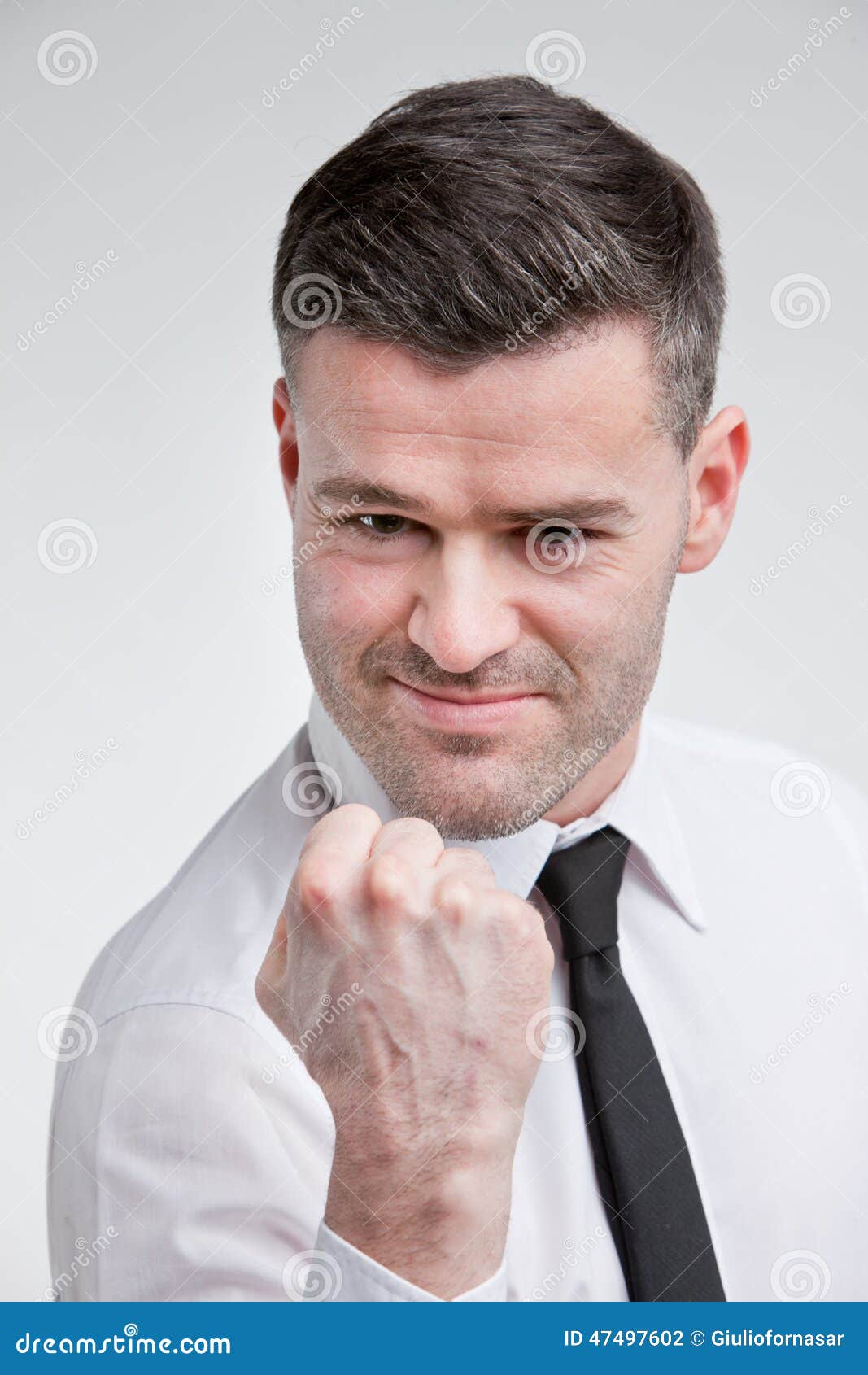 Succesful Man Happy for His Achievements Stock Photo - Image of problem ...