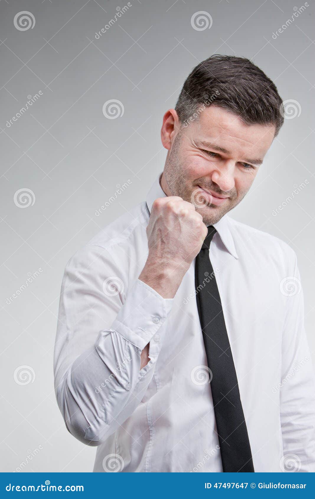 Succesful Man Happy for His Achievements Stock Image - Image of young ...