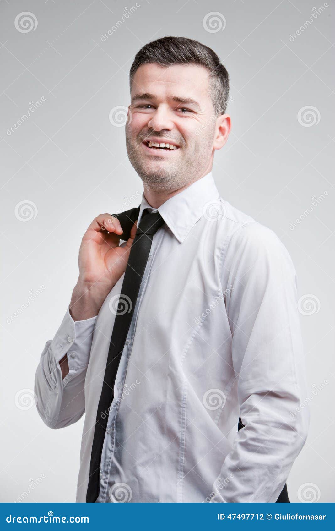 Succesful Man Happy for His Achievements Stock Photo - Image of formal ...