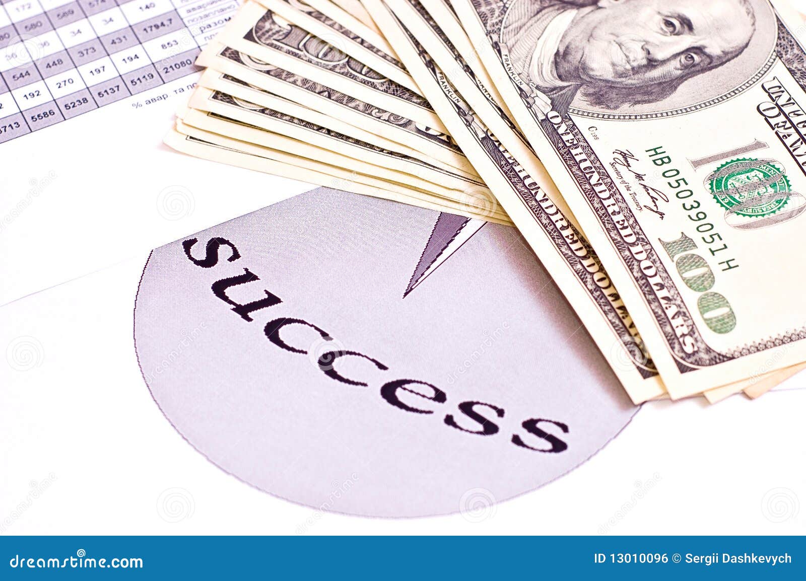 Success stock photo. Image of horizontal, money, financial - 13010096