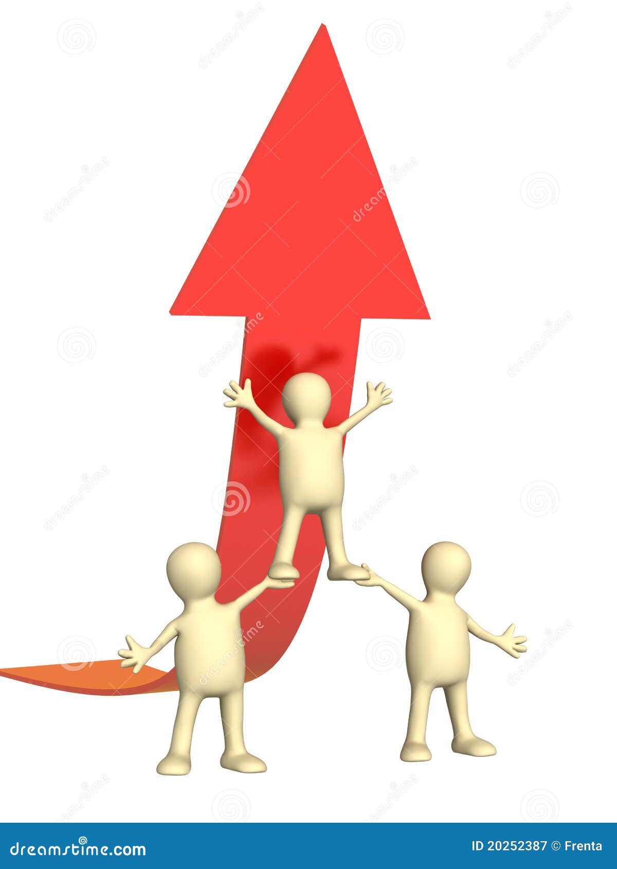 Success stock illustration. Illustration of cartoon, help - 20252387