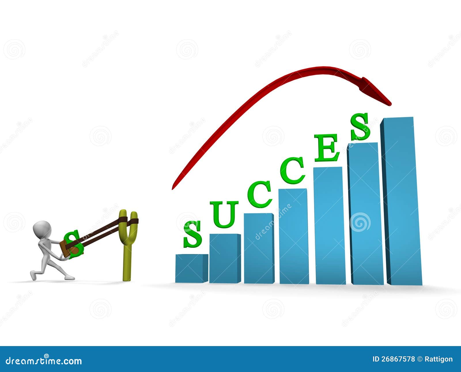 Success stock illustration. Illustration of goal, shoot - 26867578
