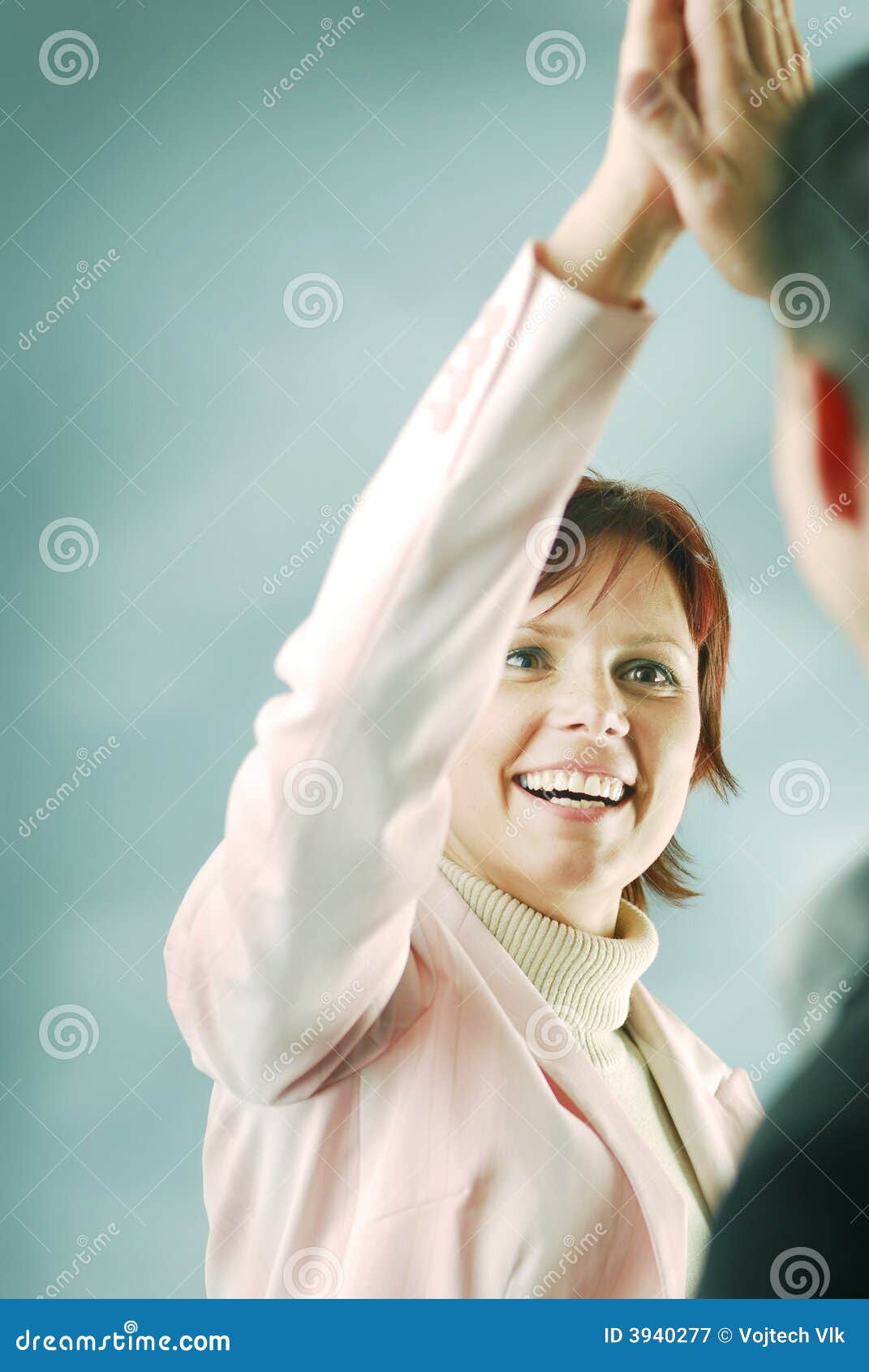 Success stock image. Image of enjoyment, gesture, achievement - 3940277