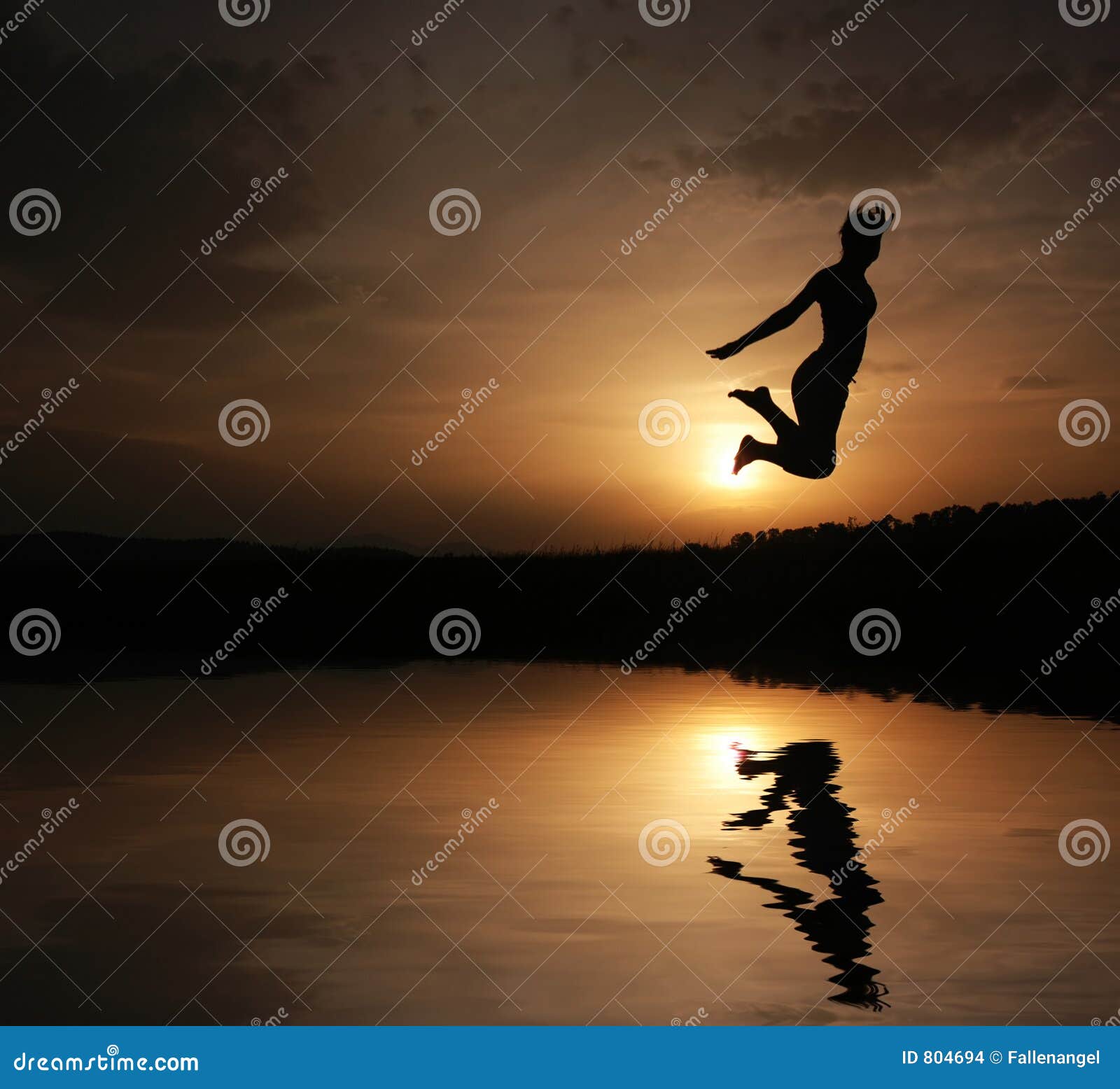 Success stock photo. Image of lake, healthy, cloud, happiness - 804694