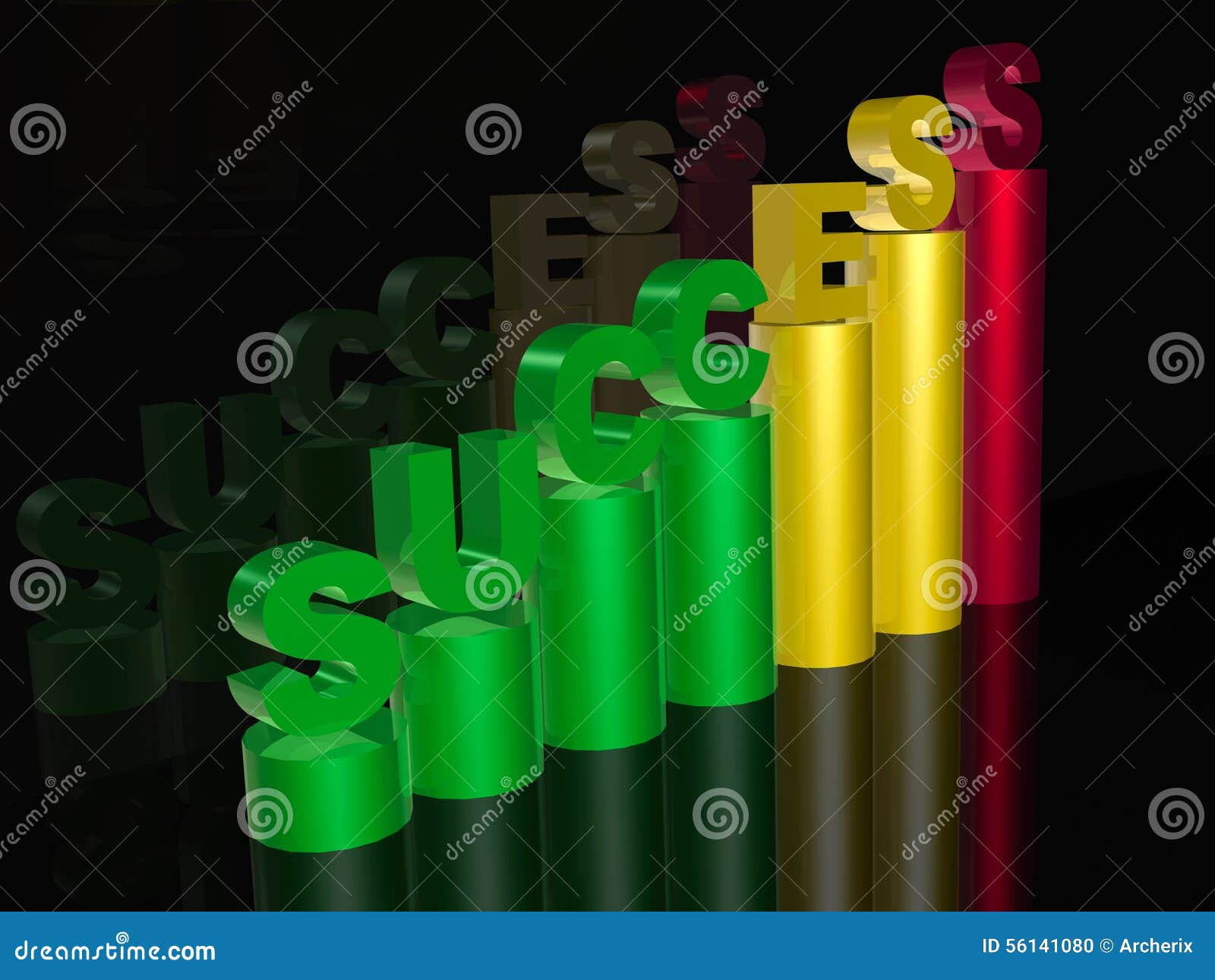 Success stock illustration. Illustration of diagram, success - 56141080