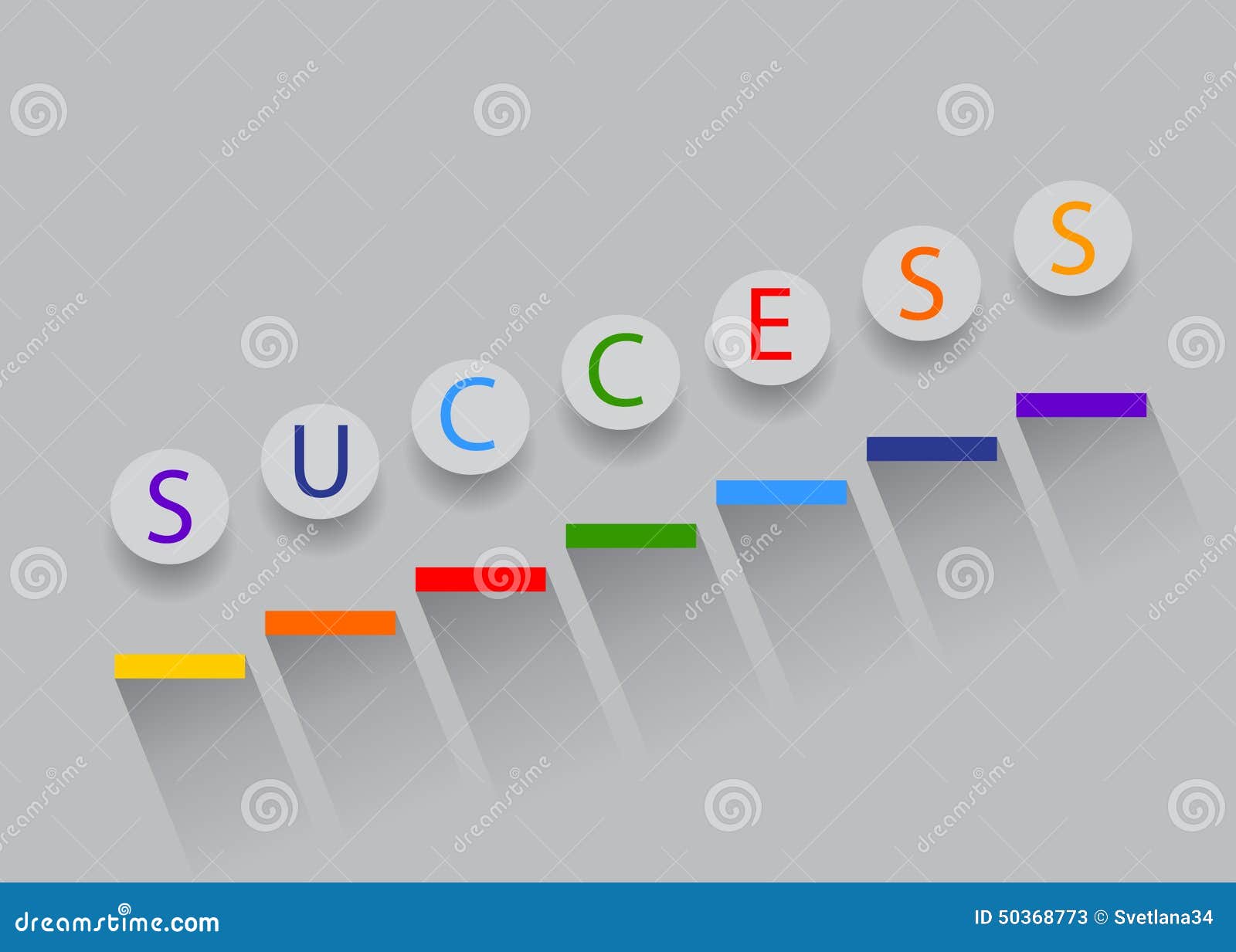 Success stock vector. Illustration of banner, card, ascent - 50368773