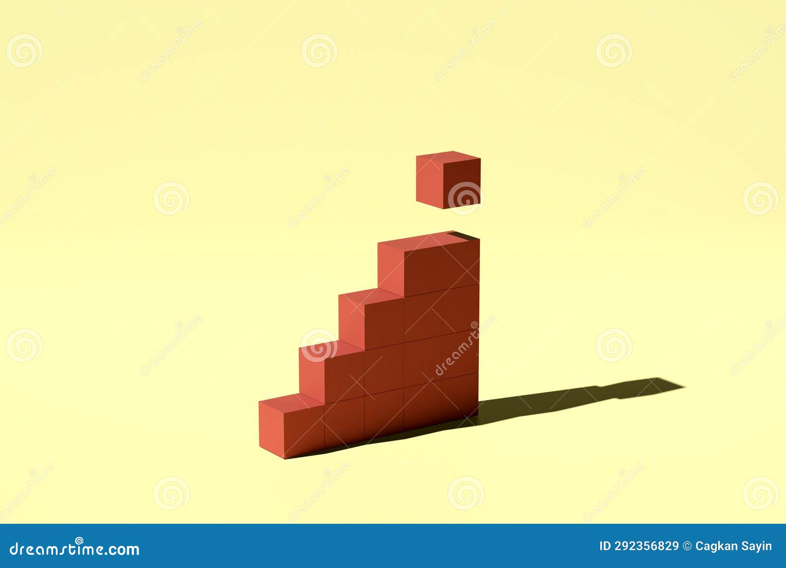 Success, Achievement and Reaching To the Top. Ladder of Success with a ...