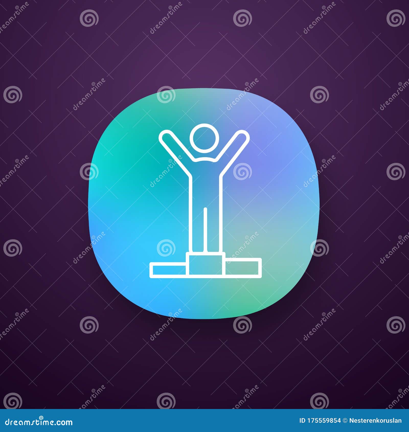 Success app icon stock vector. Illustration of achieving - 175559854