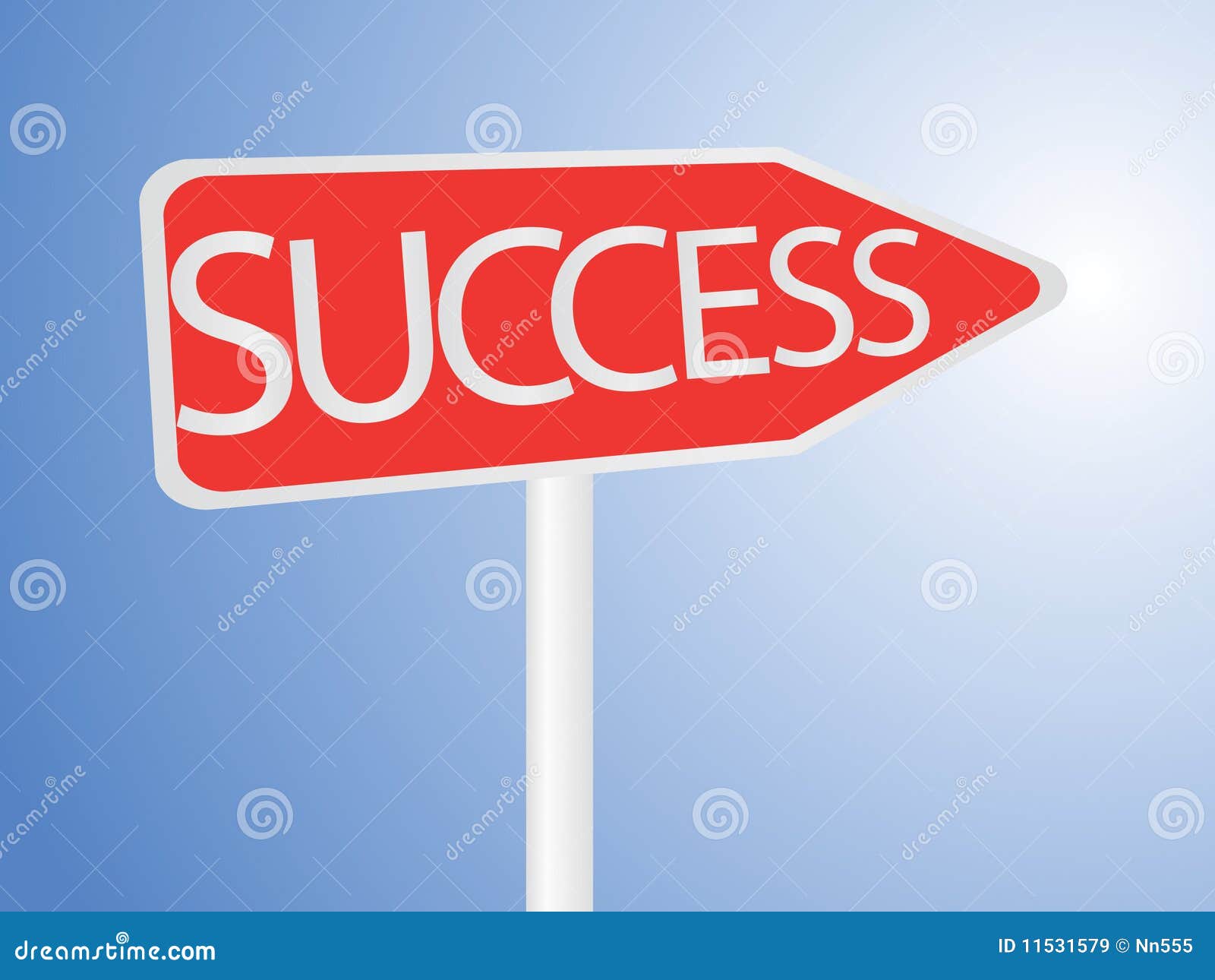 Success Arrow stock vector. Illustration of business - 11531579