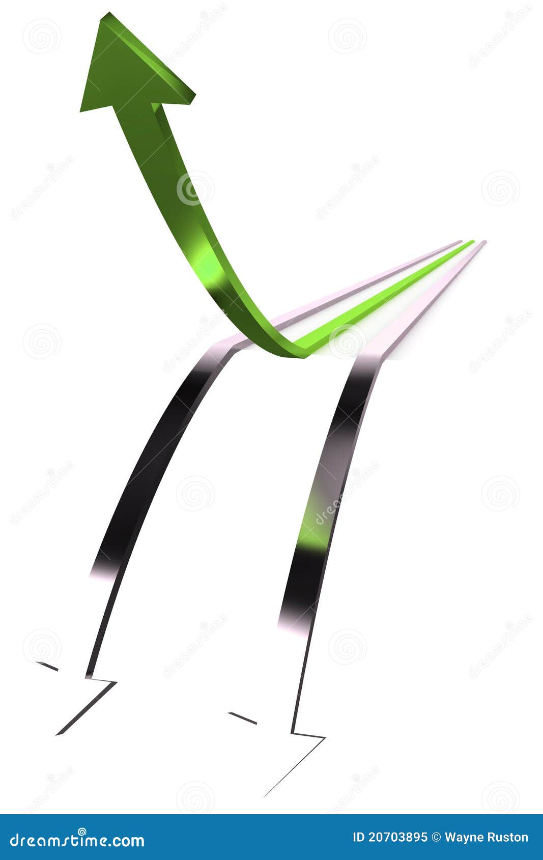 Success Arrow stock illustration. Illustration of motion - 20703895