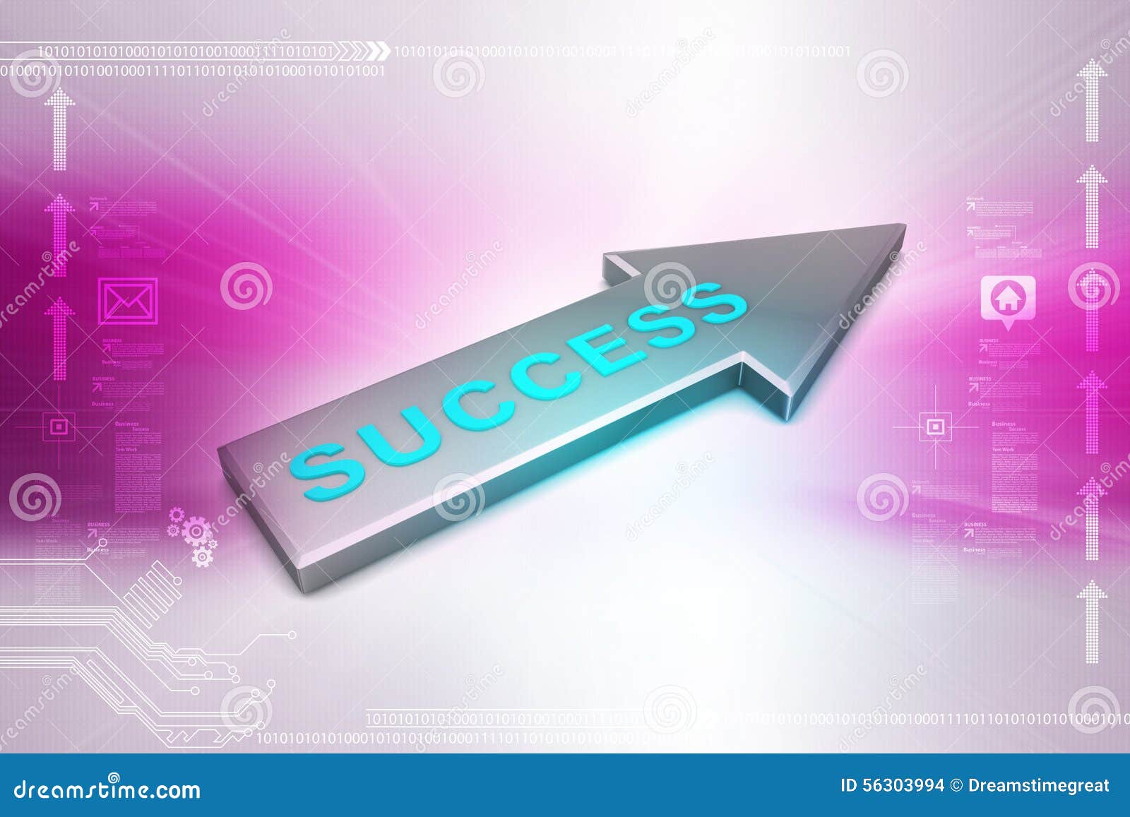 Success arrow stock illustration. Illustration of label - 56303994