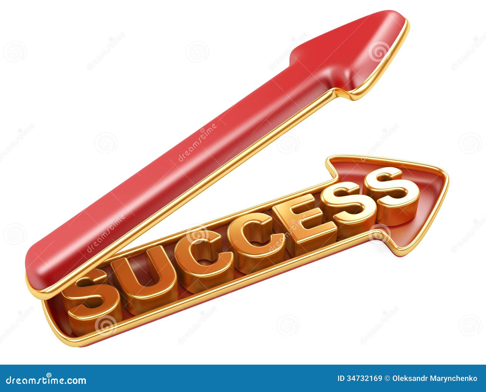 Success arrow stock illustration. Illustration of growth - 34732169