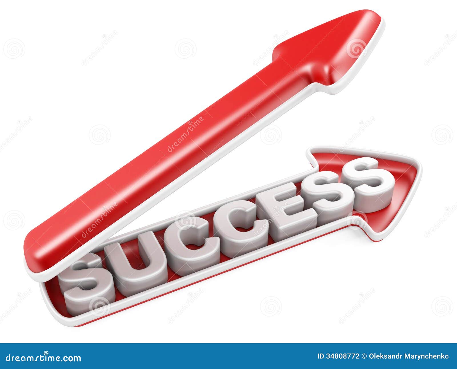 Success arrow stock illustration. Illustration of forward - 34808772