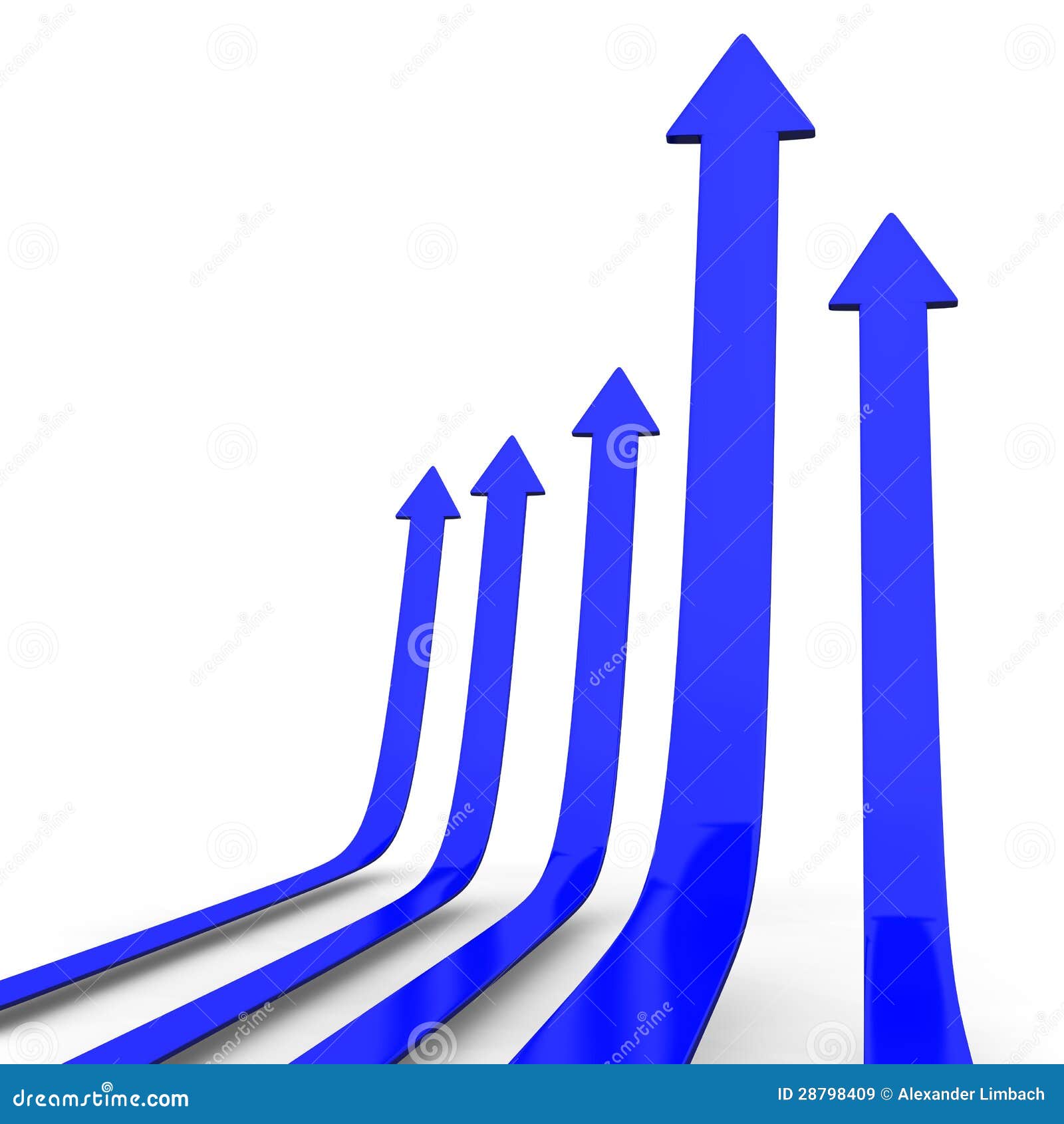 Success Arrows blue stock illustration. Illustration of diagram - 28798409