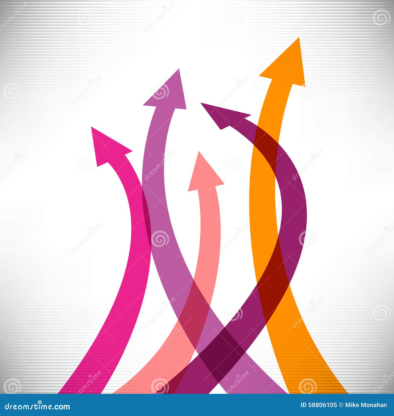 Success Arrows Creative Background Stock Vector - Illustration of ...