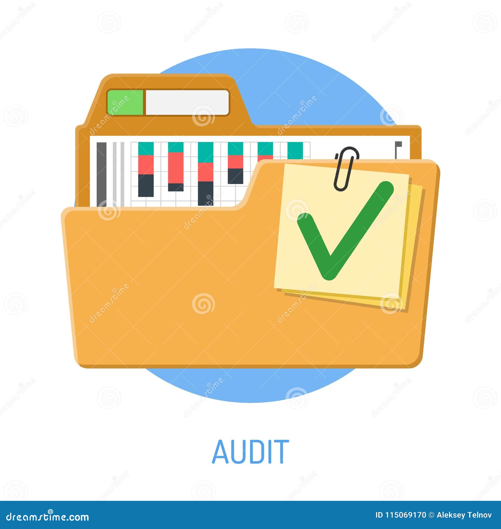 Success Audit Concept stock vector. Illustration of icon - 115069170