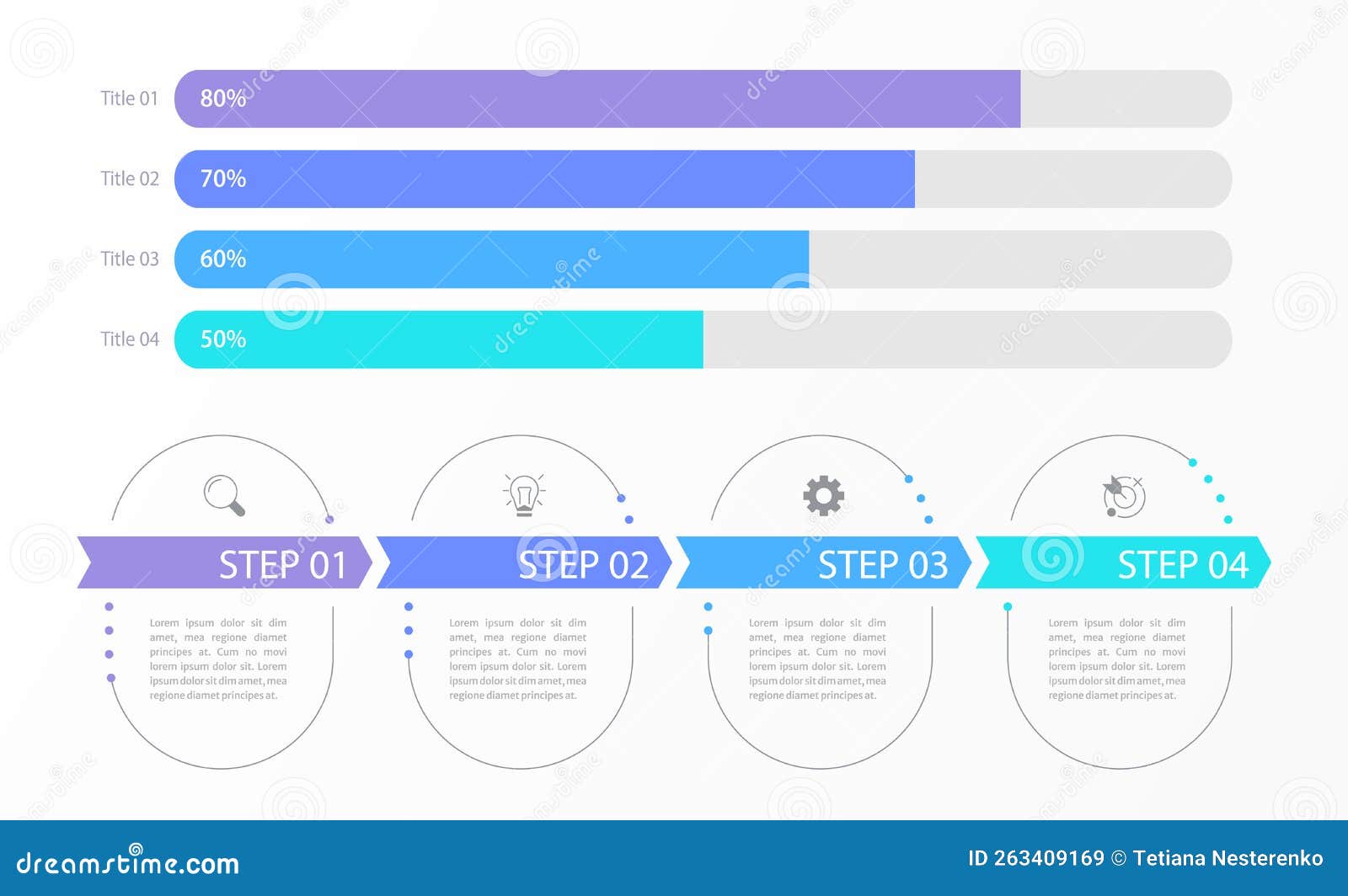Success Bar Graph Infographic Chart Design Template Stock Vector ...