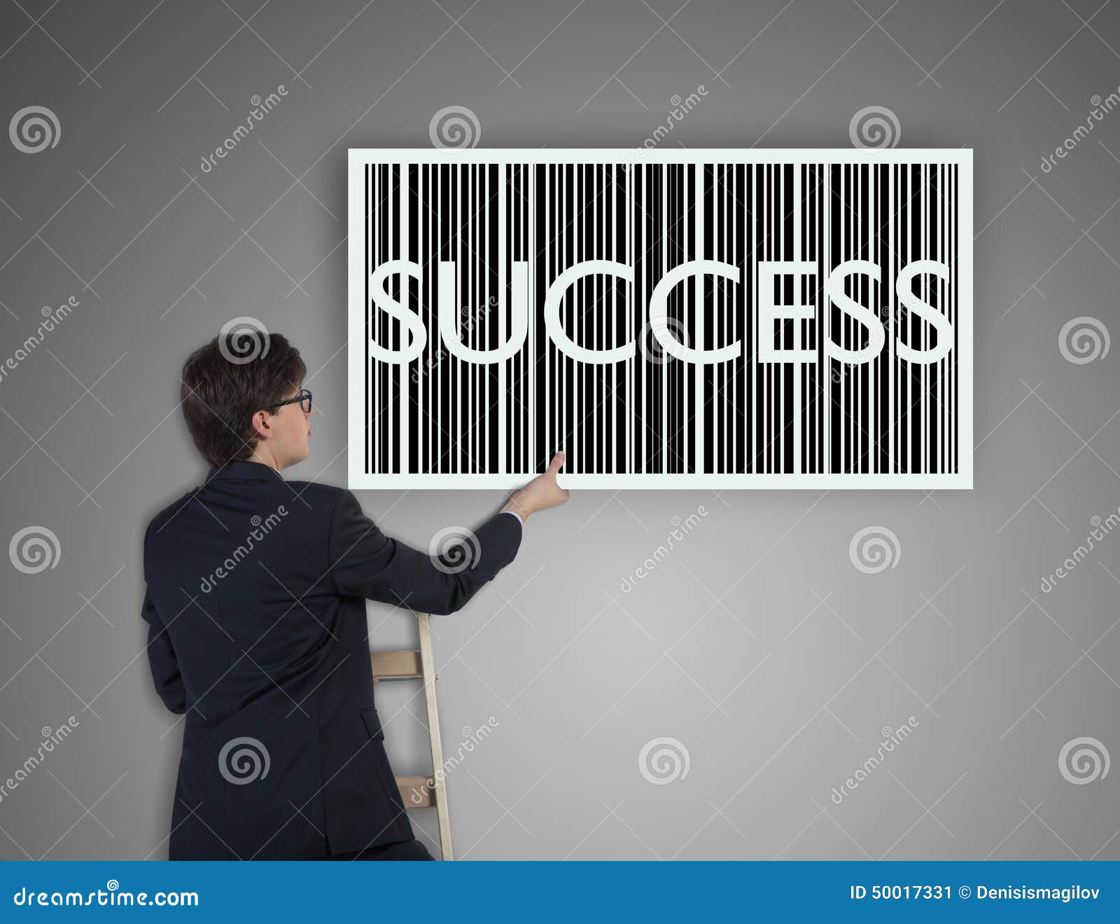 Success barcode stock image. Image of boss, entrepreneur - 50017331
