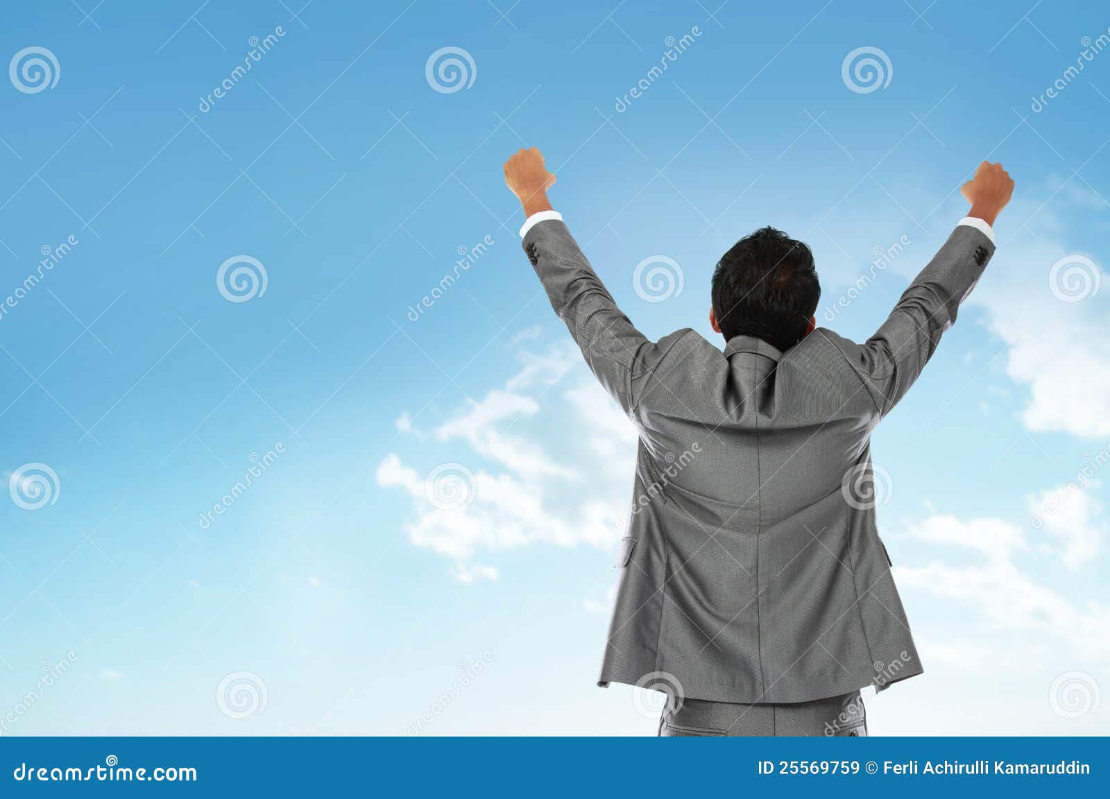 Success business man stock image. Image of businessman - 25569759