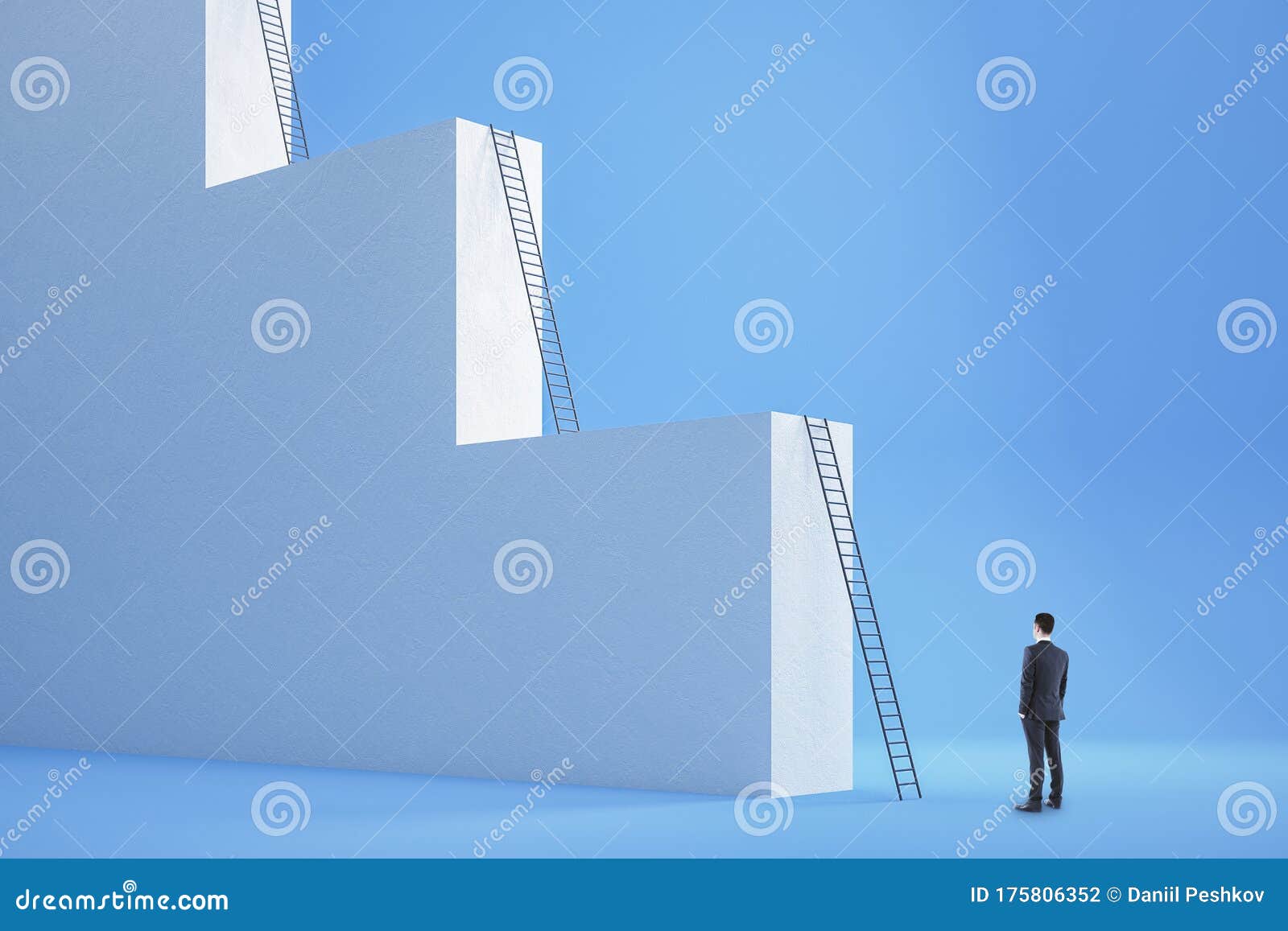 Success and Challenge Concept Stock Photo - Image of rise, information ...