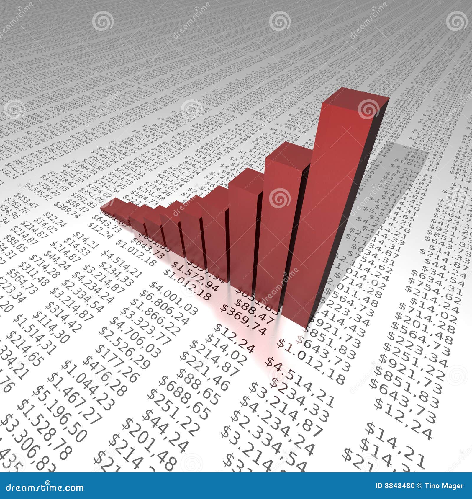 3d Success Chart Stock Image | CartoonDealer.com #7855243
