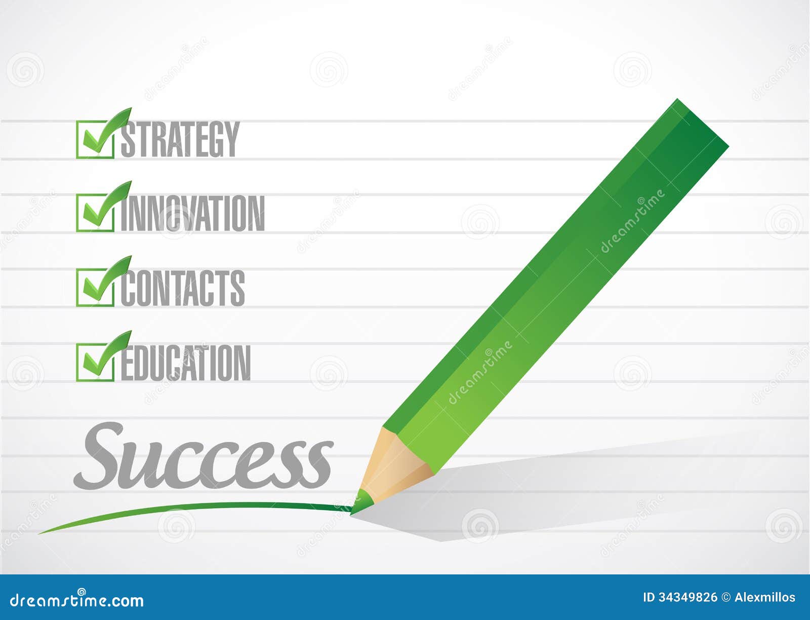 Success Check Mark Illustration Design Stock Illustration ...
