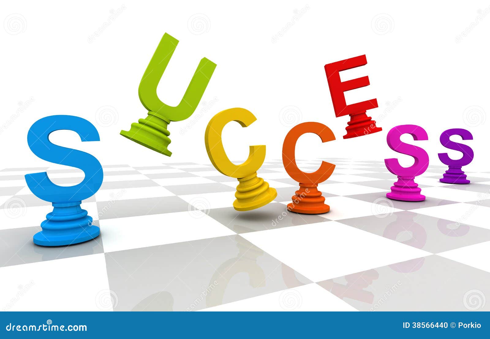 Chess Word With Chess Pieces Vector Illustration | CartoonDealer.com ...