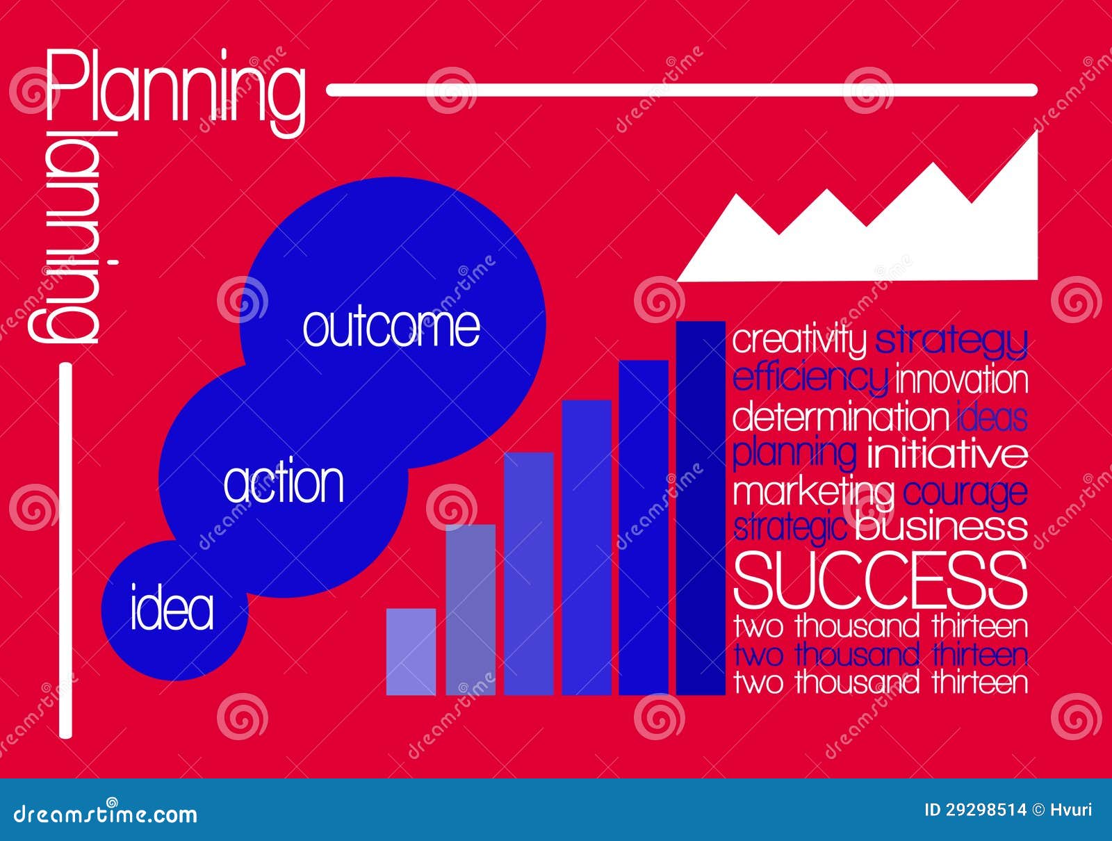 Success Cloud 2013 red stock illustration. Illustration of assist ...
