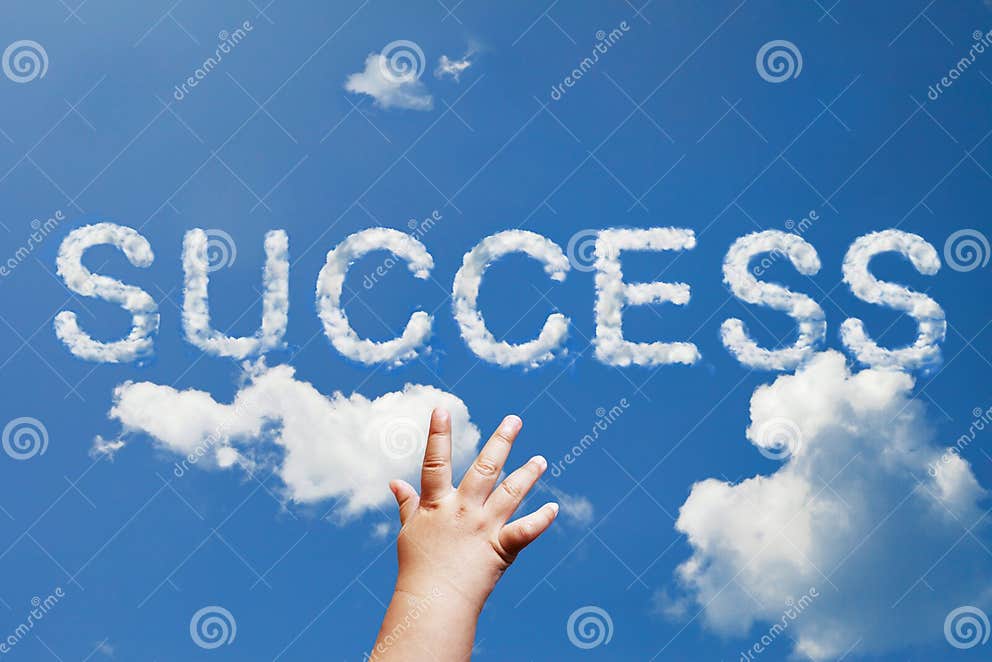 Success cloud stock image. Image of background, achievement - 23356921