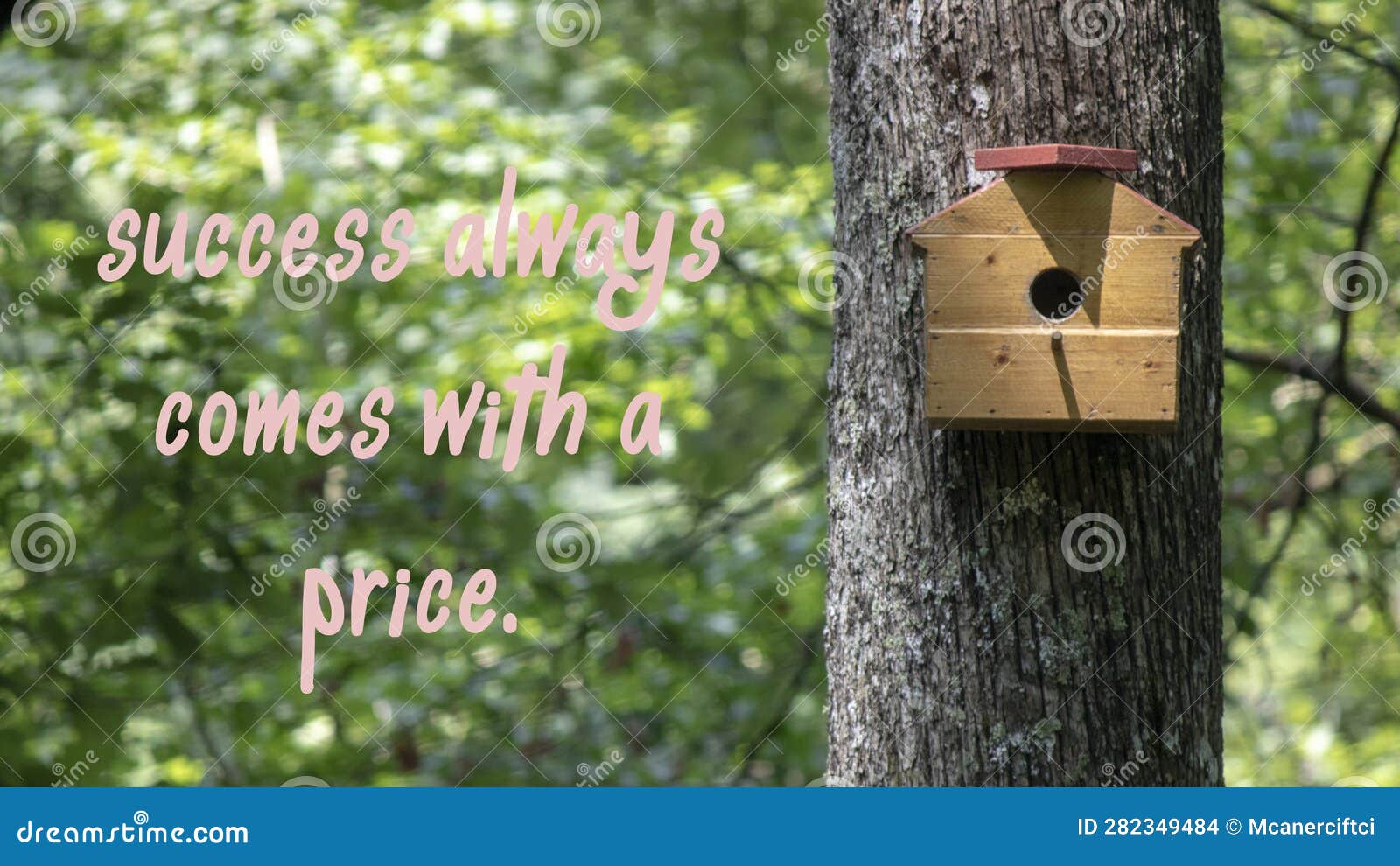 Success always Comes with a Price. Success Slogans Stock Photo - Image ...