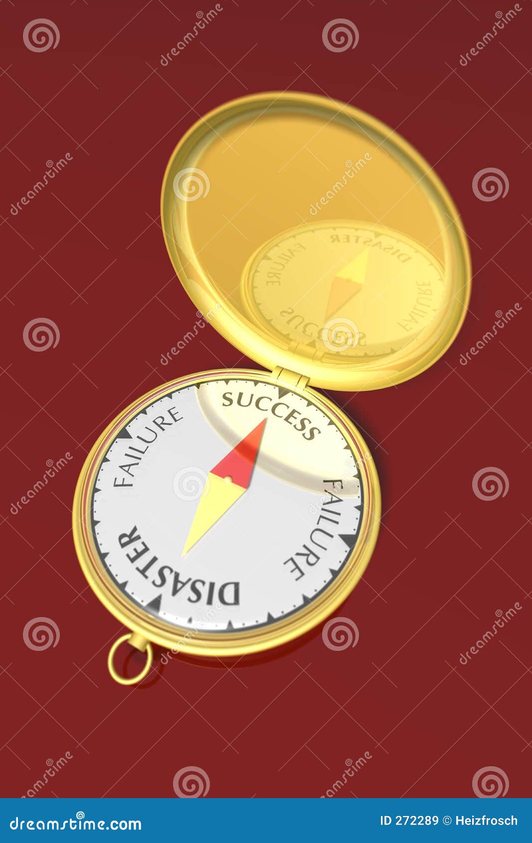 Success compass stock illustration. Illustration of success - 272289