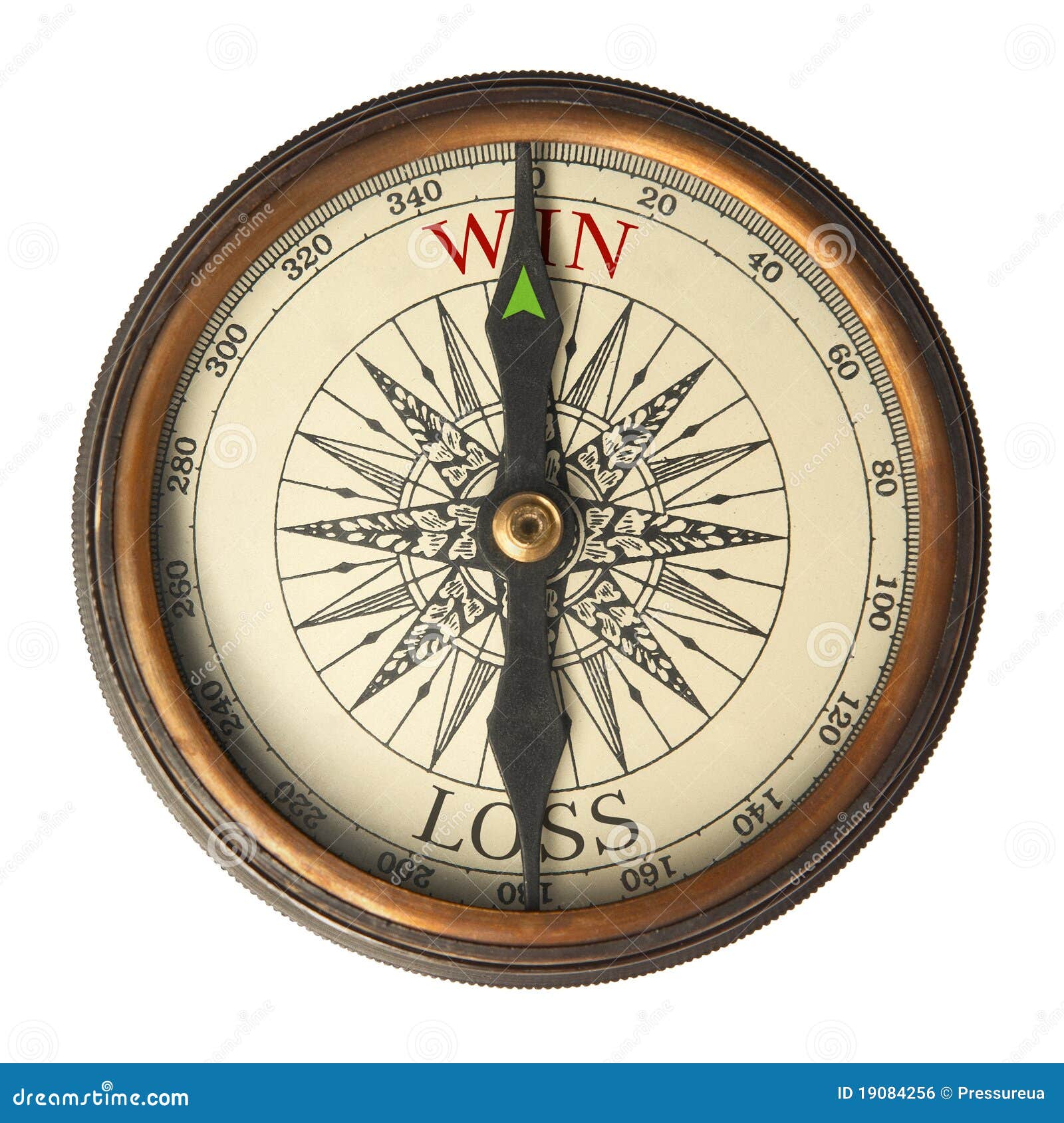 Success Compass Guides To Win Stock Photo - Image of concepts, stick ...