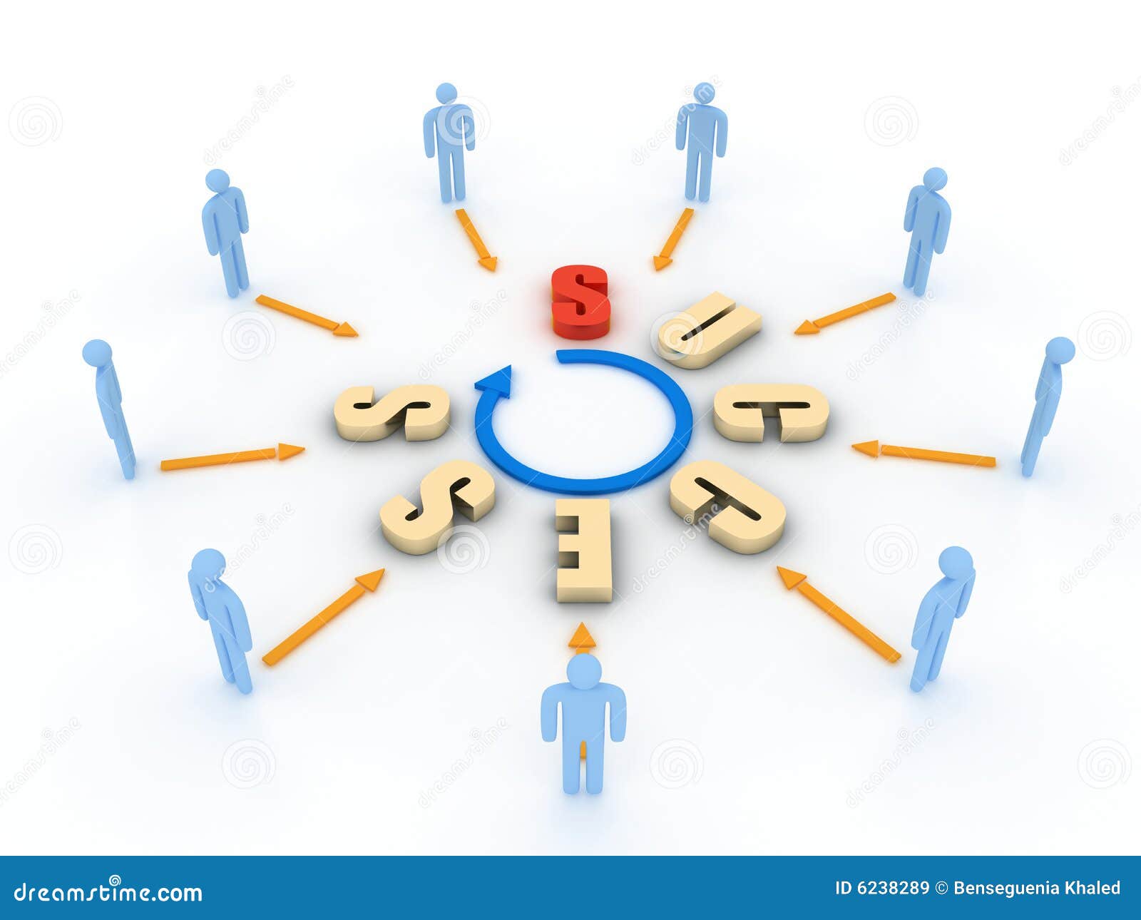 Success concept stock illustration. Illustration of organization - 6238289