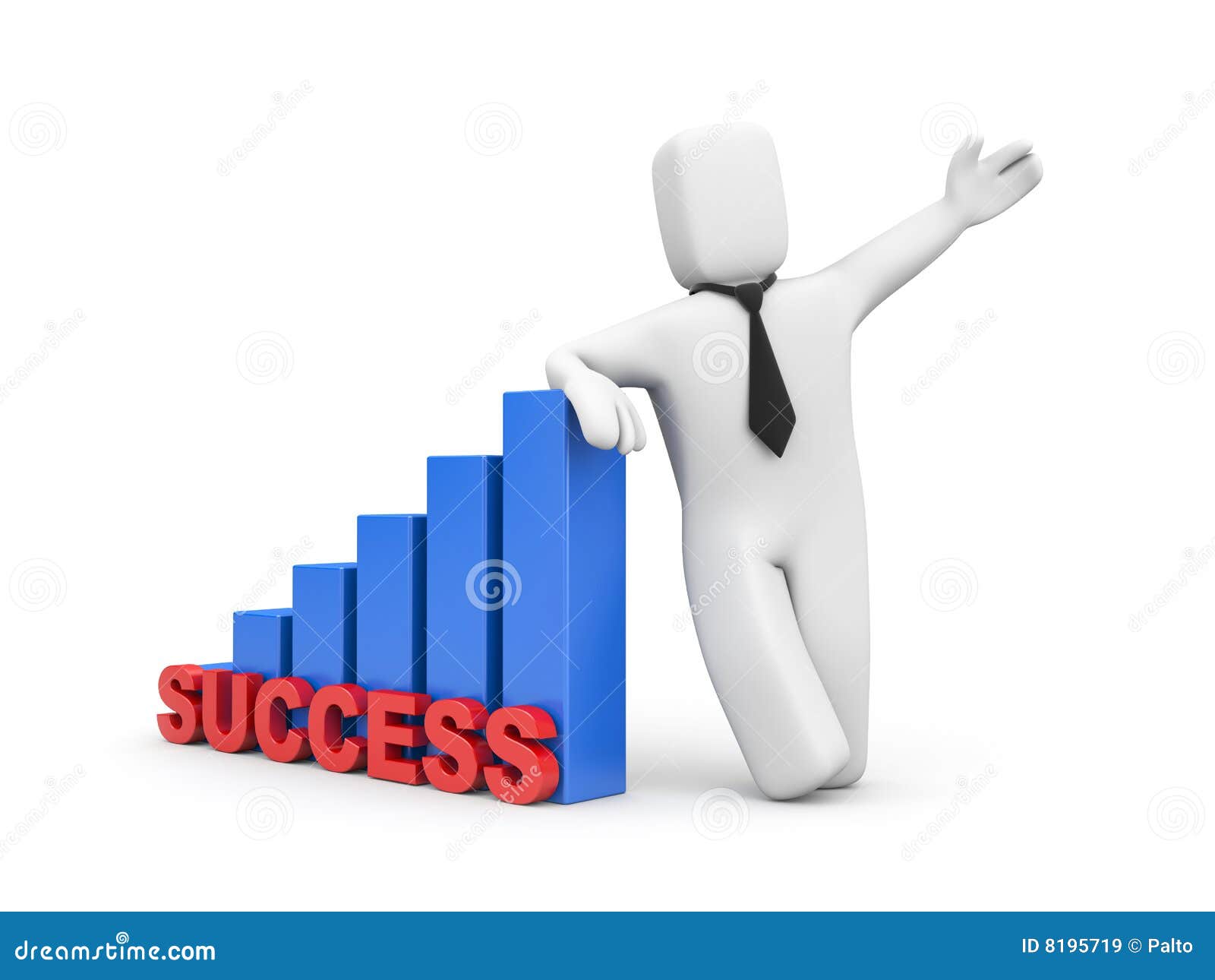 Success concept stock illustration. Illustration of corporation - 8195719
