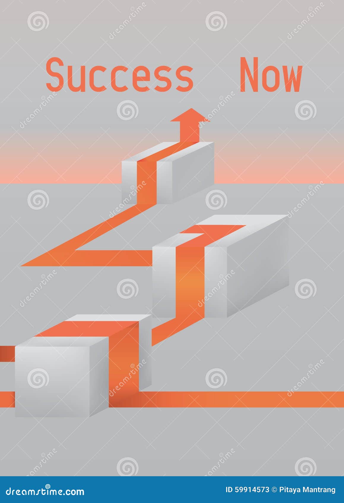 Success concept art stock vector. Illustration of creativity - 59914573