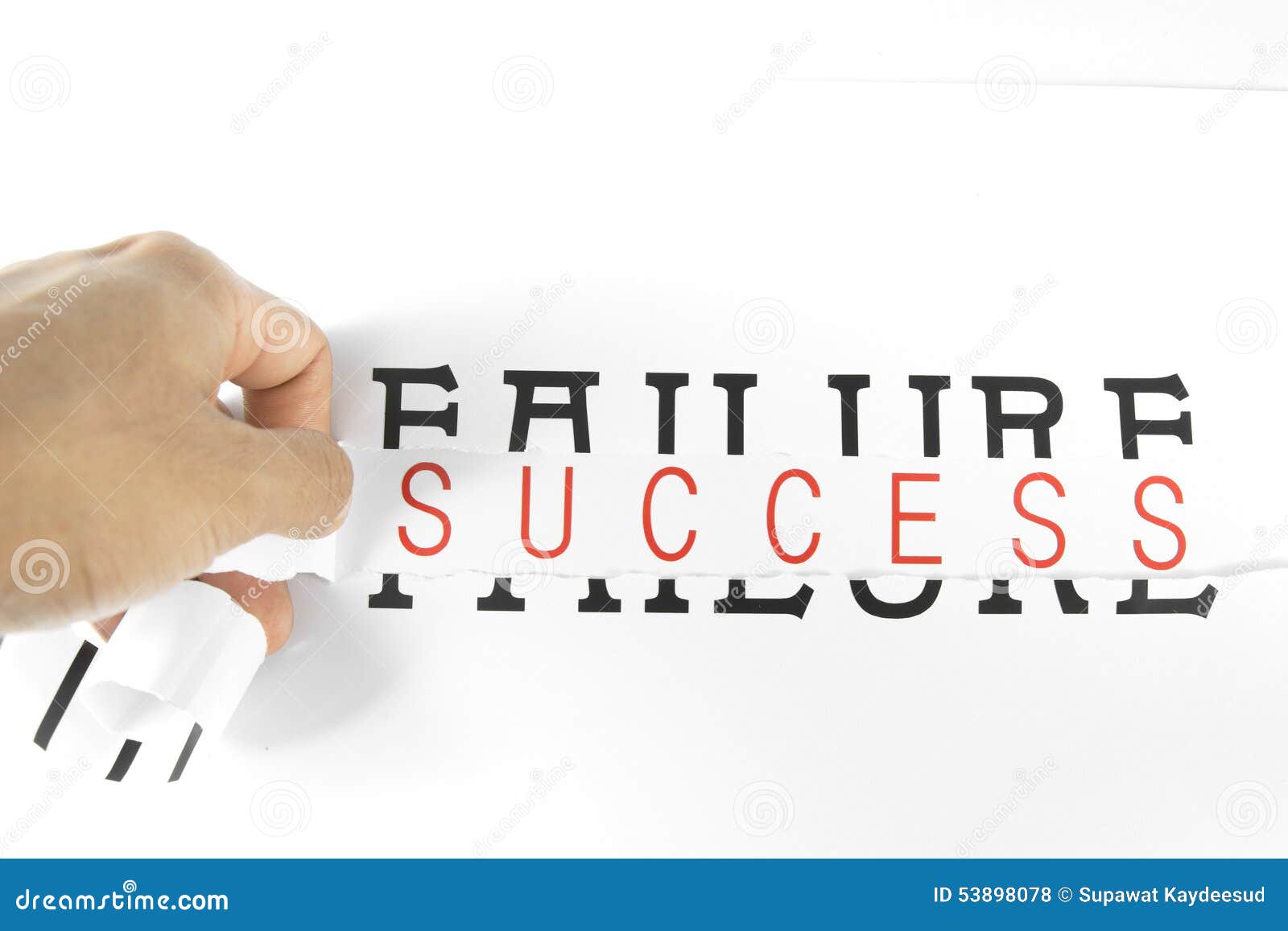 Success stock photo. Image of ideas, determination, hand - 53898078