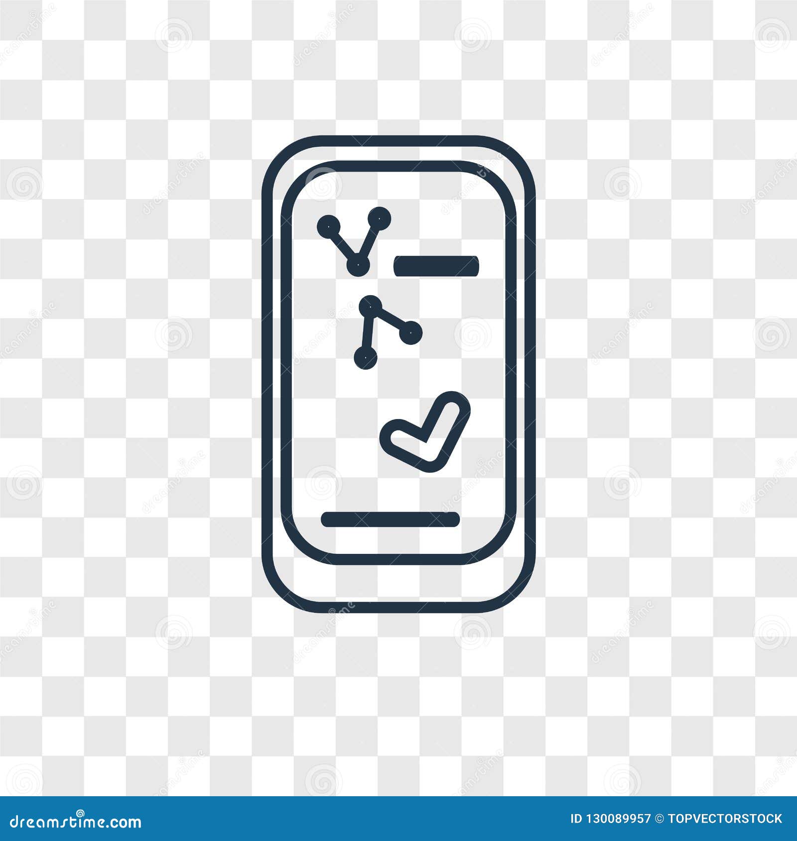 Success Concept Vector Linear Icon Isolated on Transparent Background ...