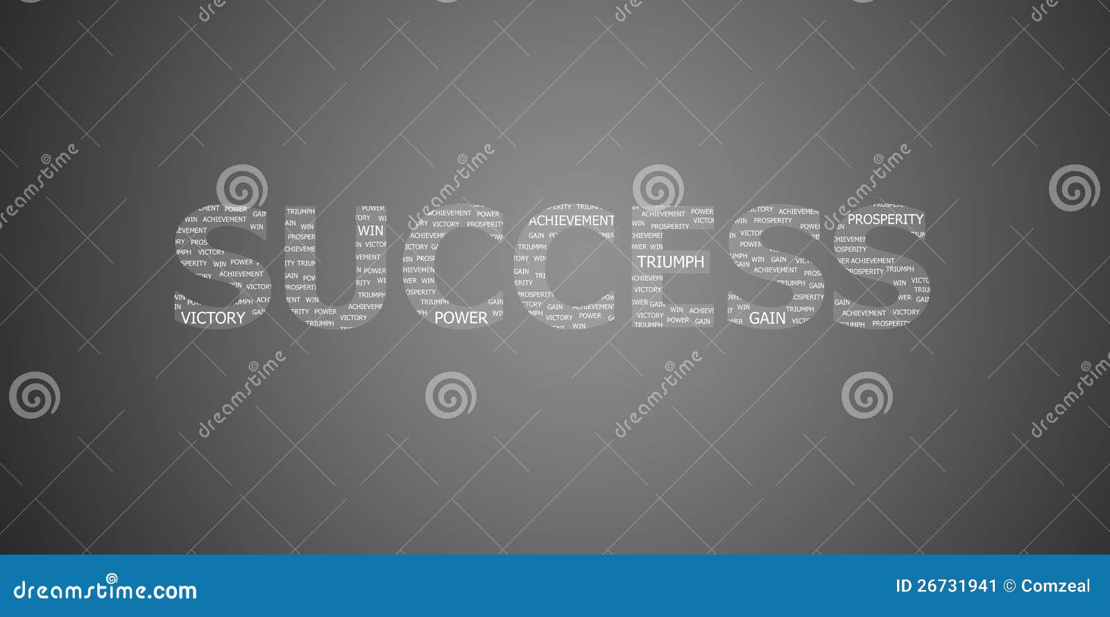 Success concept word stock illustration. Illustration of plan - 26731941