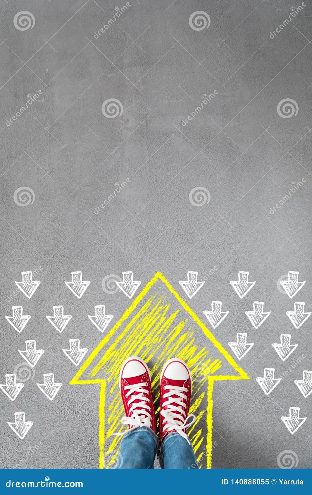 Success, Creative and Idea Concept Stock Image - Image of chalk ...