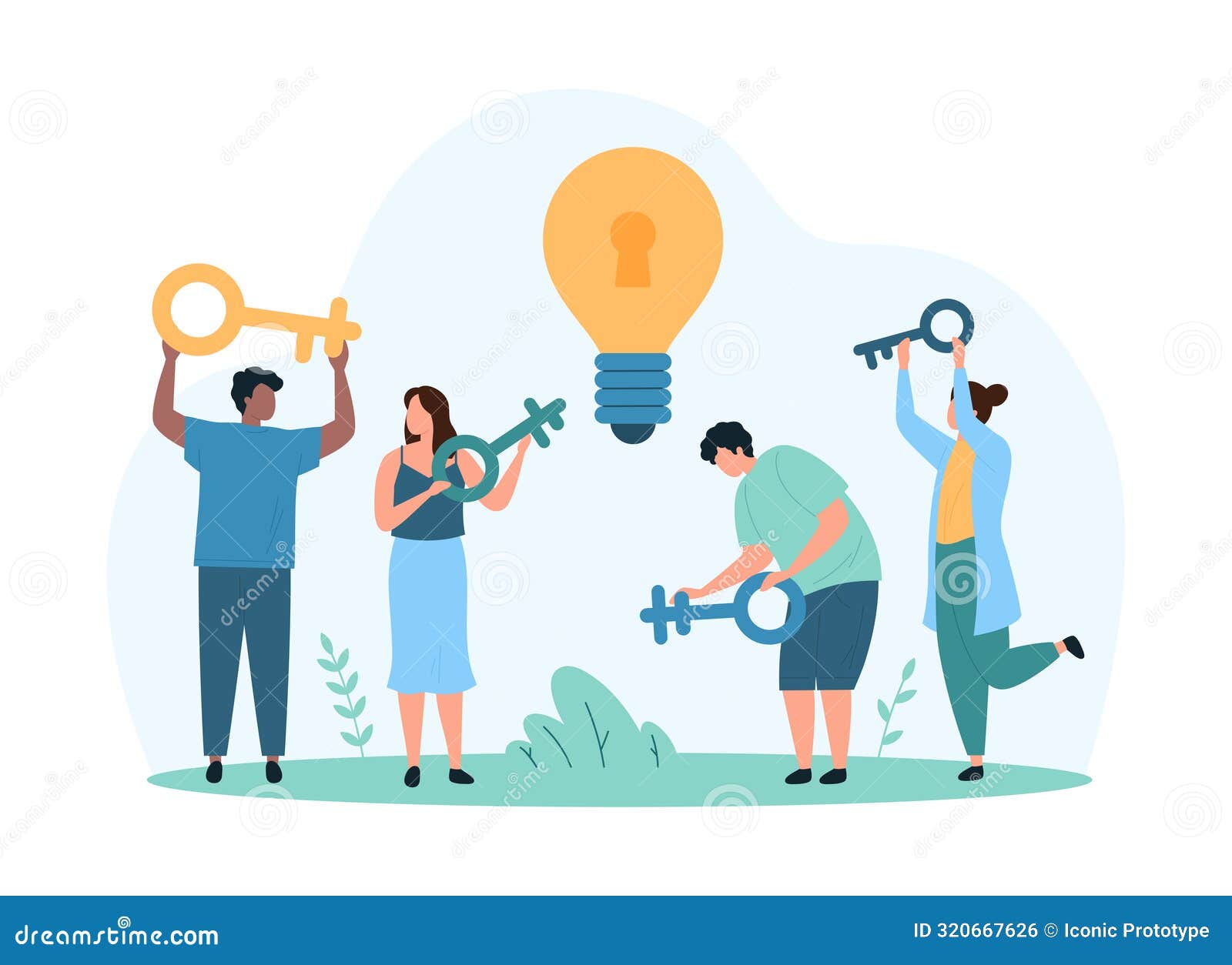 Success Creative Solution To Solve Business Problem by Tiny People with ...