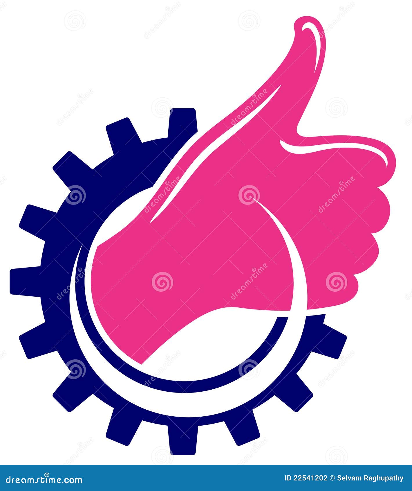 Success design stock vector. Illustration of finger, accept - 22541202