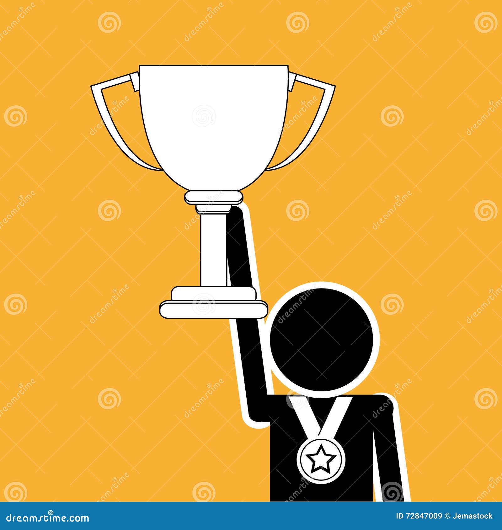 Success Design. Winner Icon. Flat Illustration, Graphic Stock ...