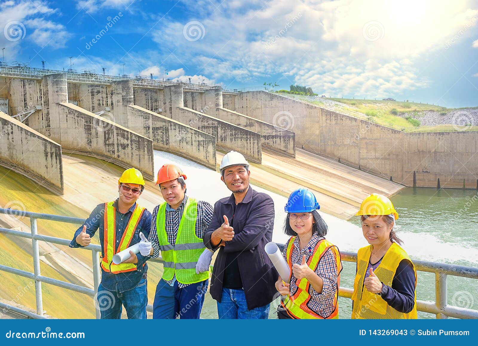 The Success of the Engineering Team Together To Develop Water Power in ...