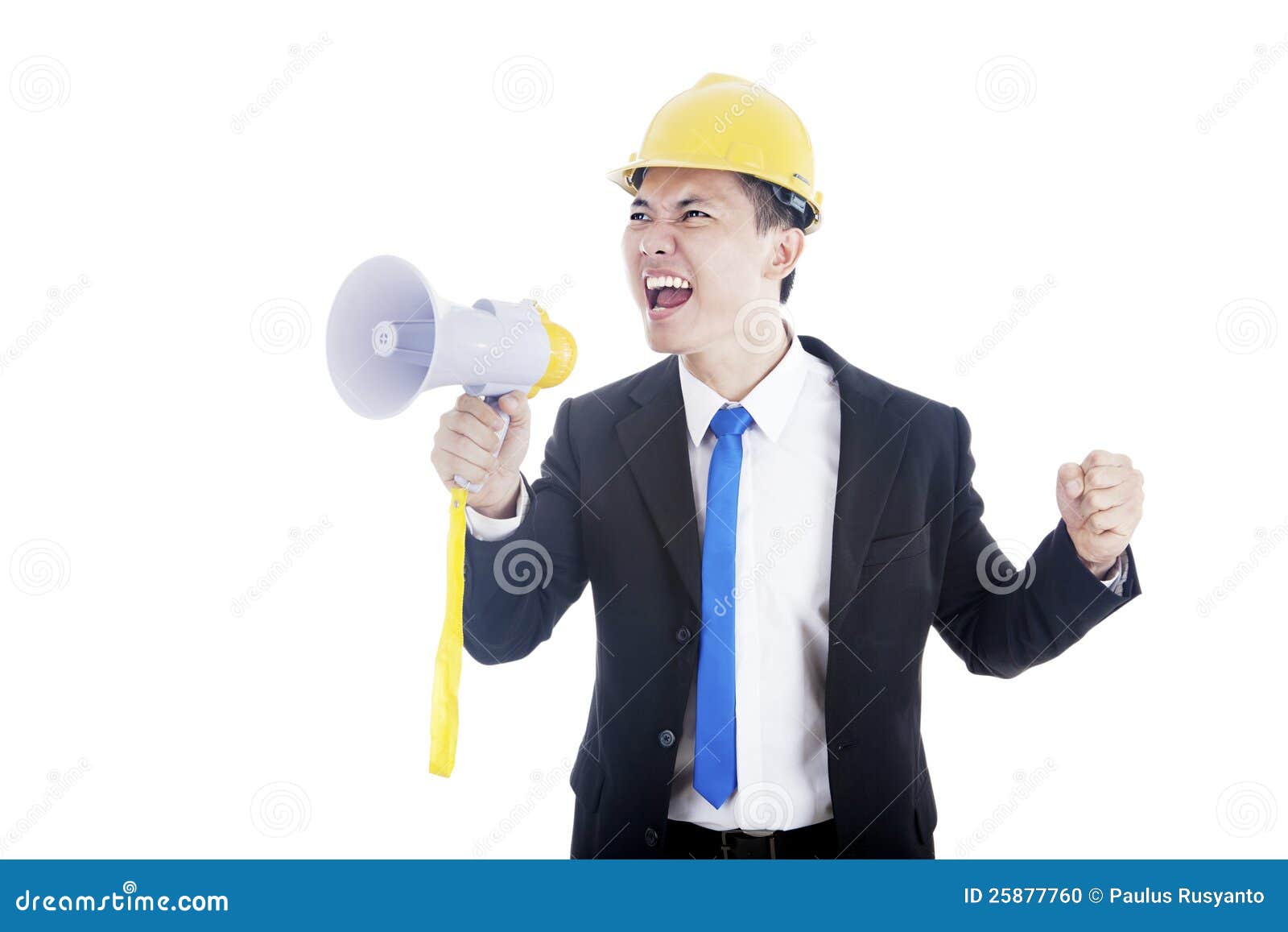 Success expression stock photo. Image of loudspeaker - 25877760