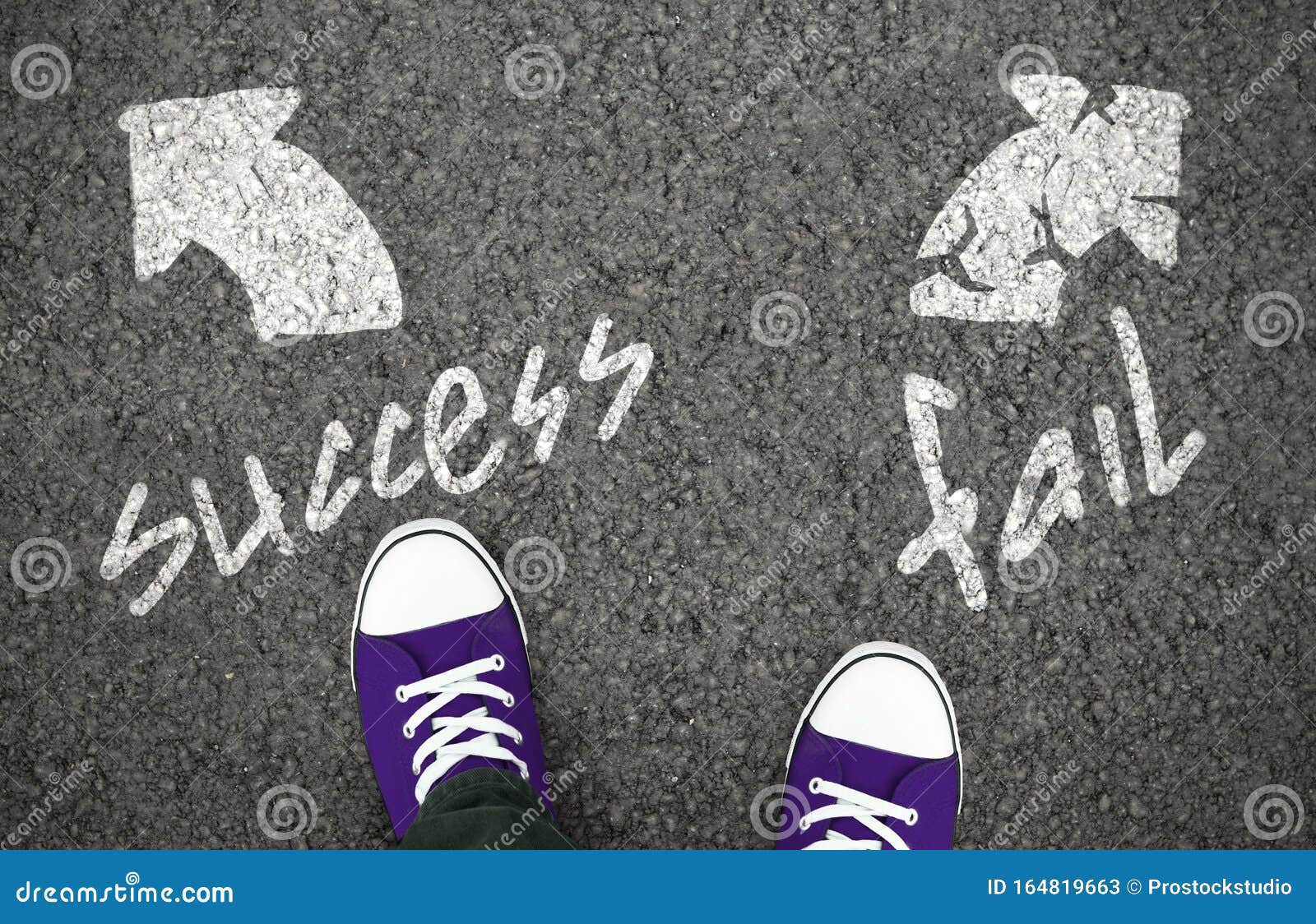 Success And Fail. Wooden Tower Of Blocks. Failure Is Like New Step For ...