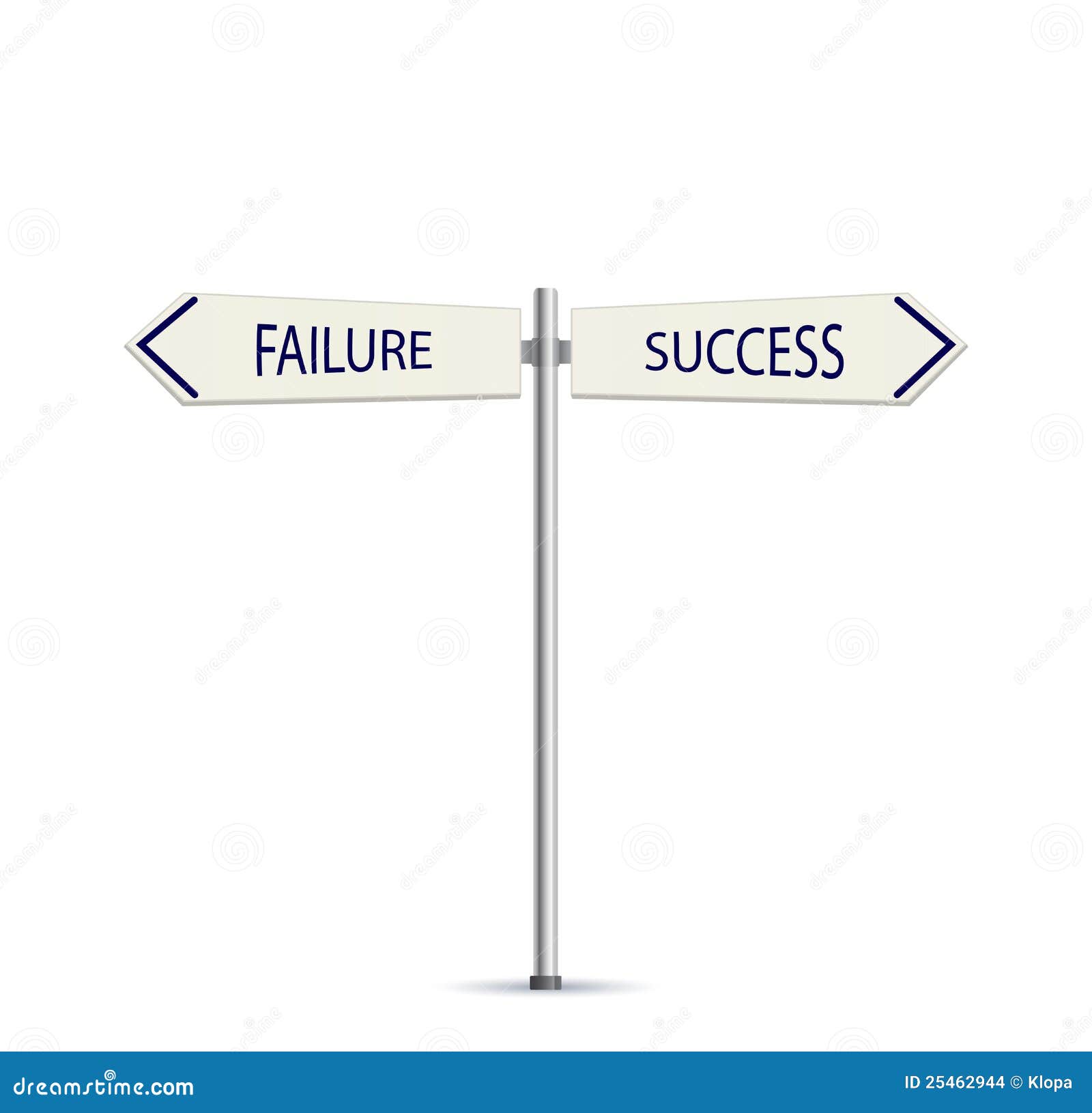 Failure Arrow And Clock, Time Accumulation And Career Failure Royalty ...