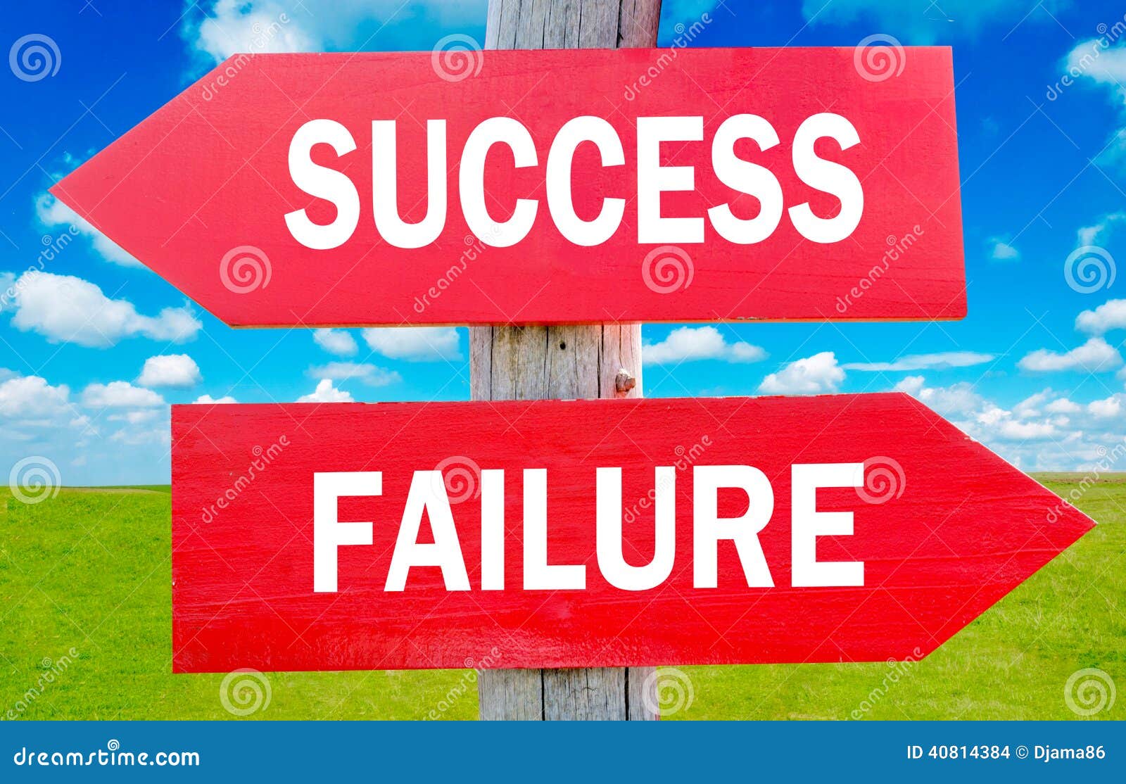 Success or Failure stock photo. Image of polar, pole - 40814384